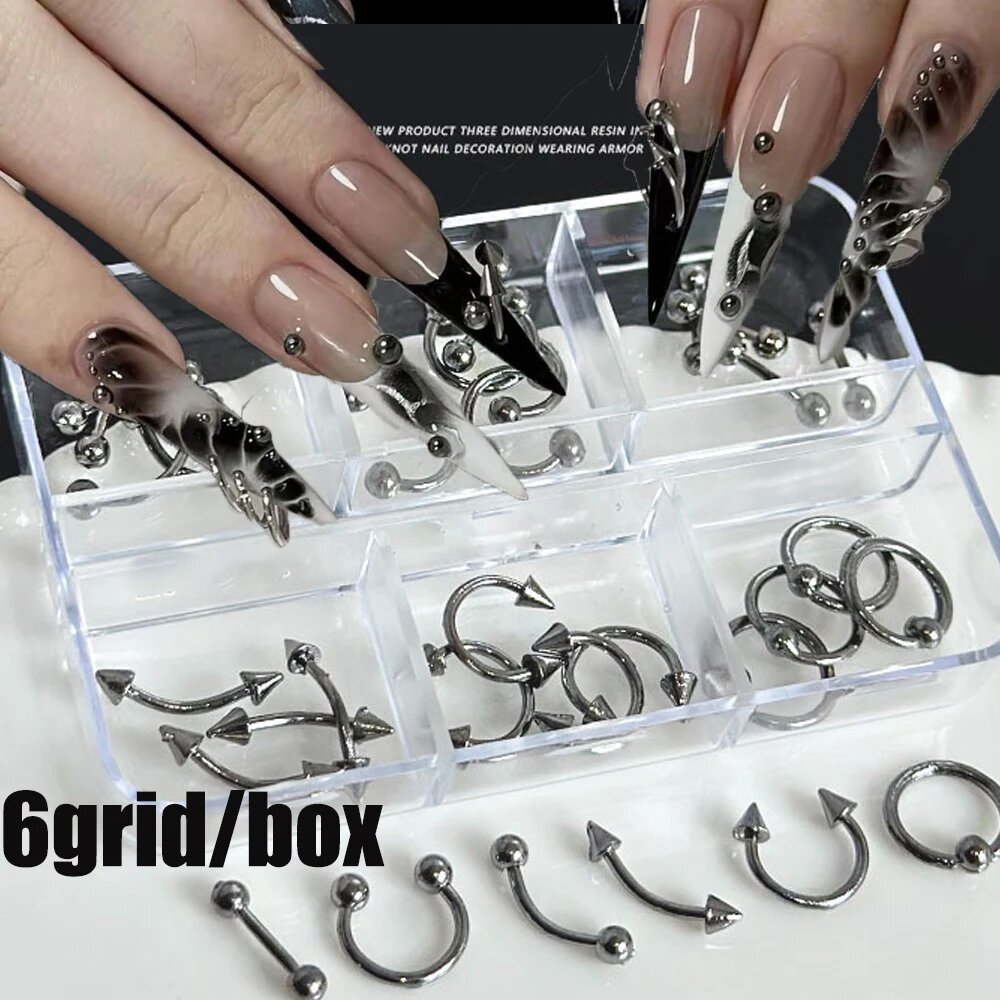 HotPress Панк кольца для ногтей 1080 шт. ZB164-2