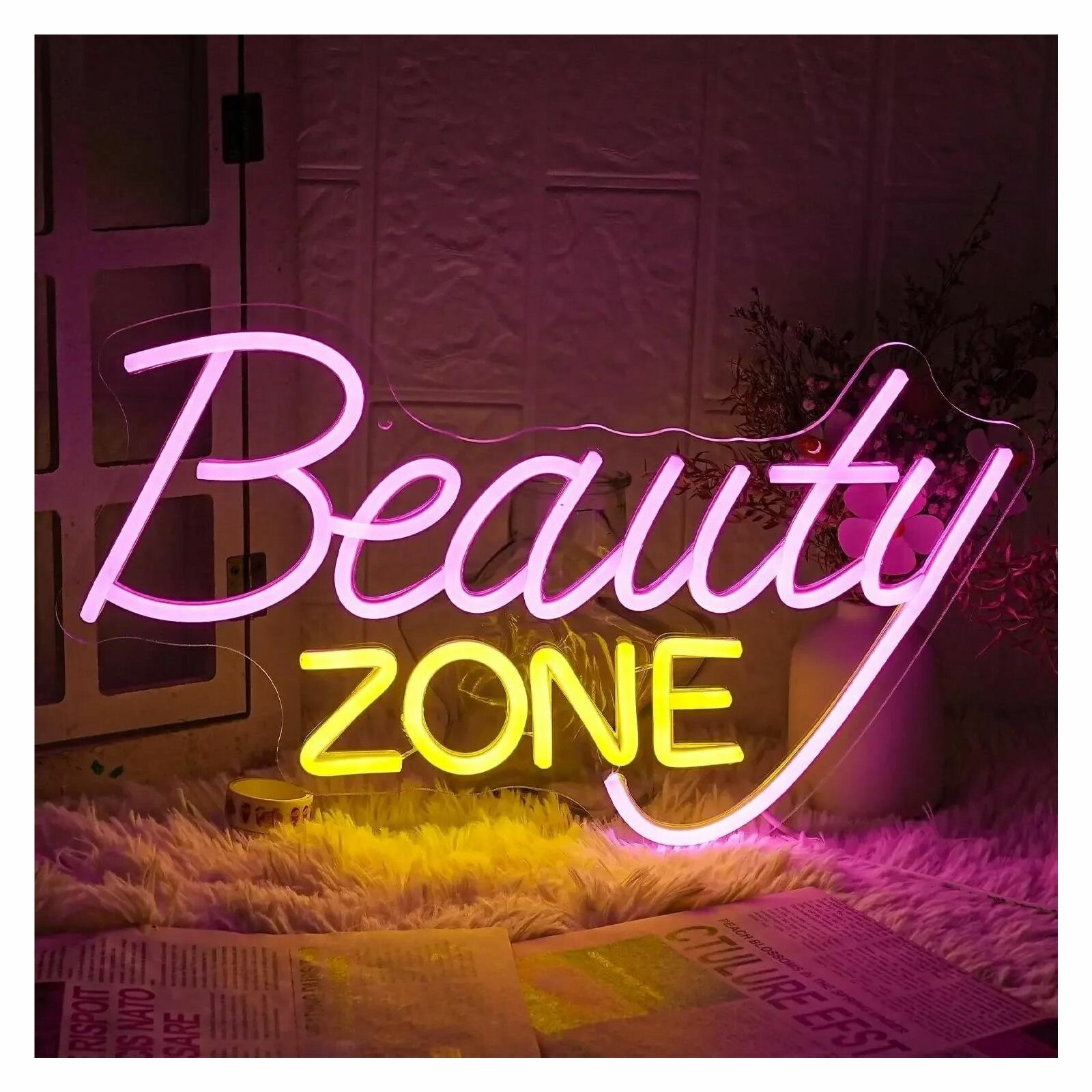 Beauty Zone Неоновая Вывеска 42смx25см