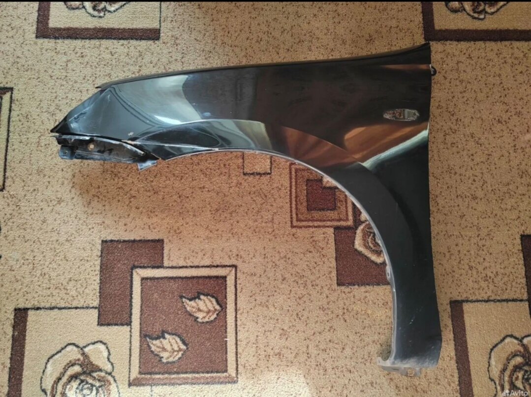 Крыло переднее для автомобиля Лада гранта железное цвет космос