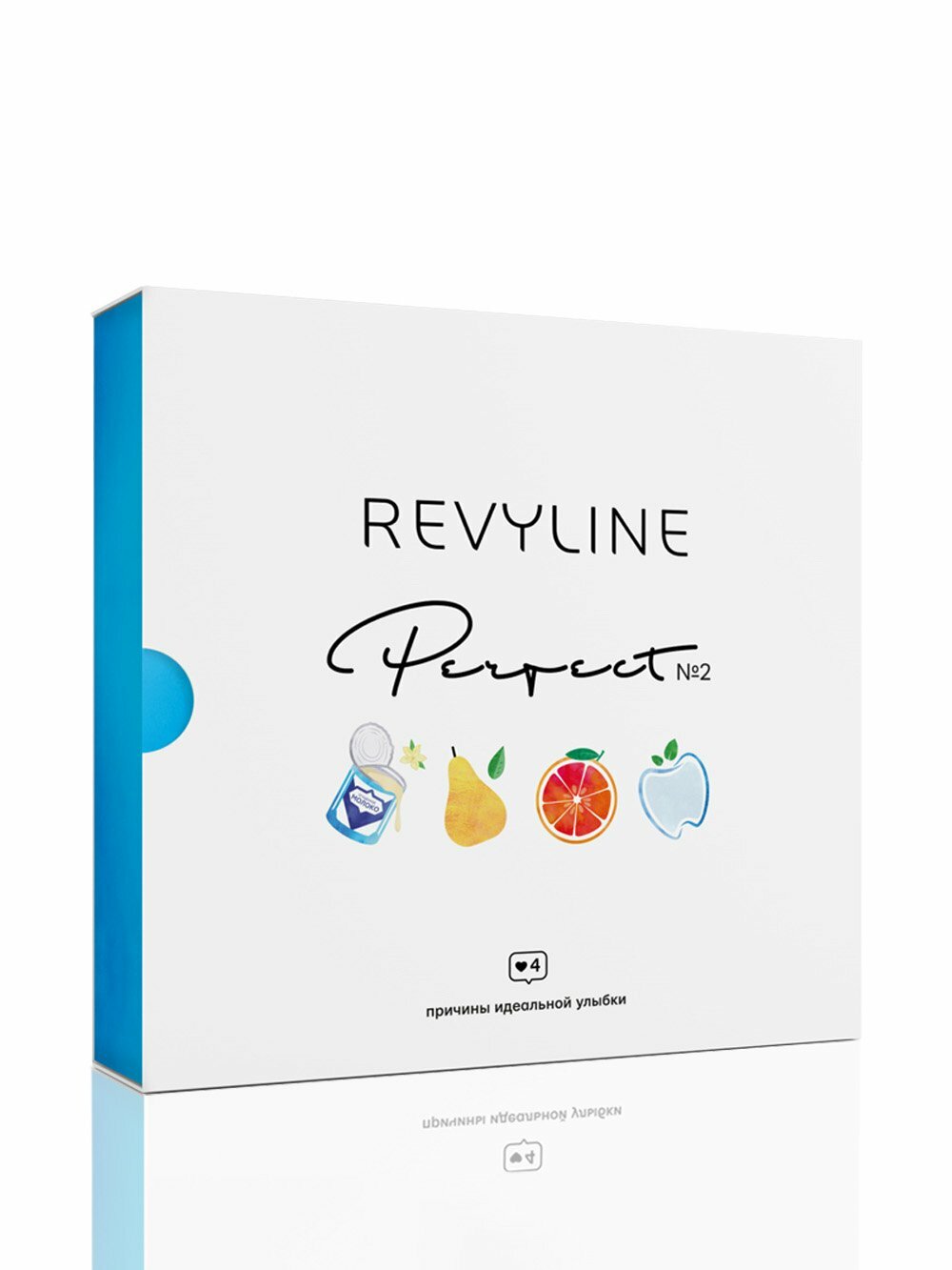 Набор Зубных паст Revyline Perfect, 4 шт по 40 г (сгущенка и ваниль, груша, грейпфрут, классическая мята)
