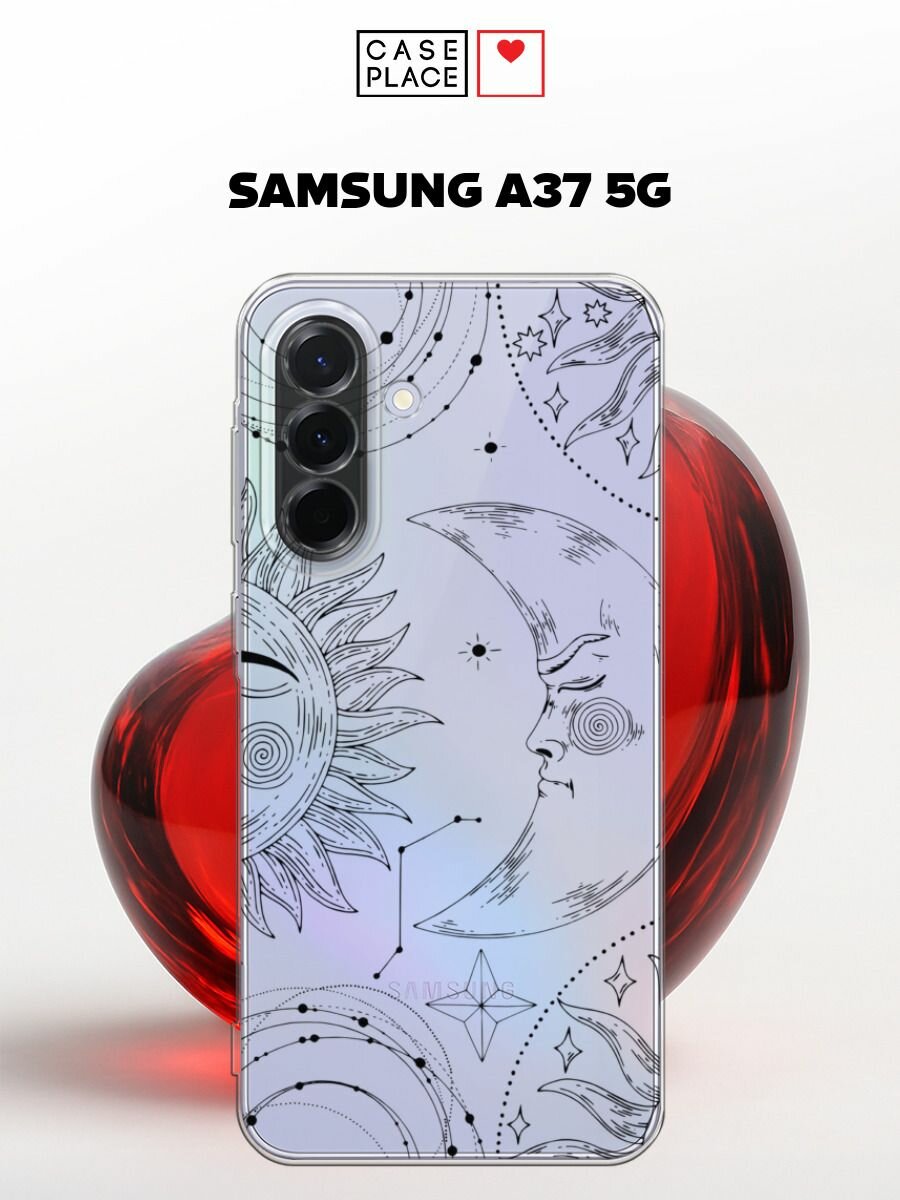 Чехол на Samsung Galaxy A37 5G / Самсунг Галакси A37 5G с принтом Астральные лики