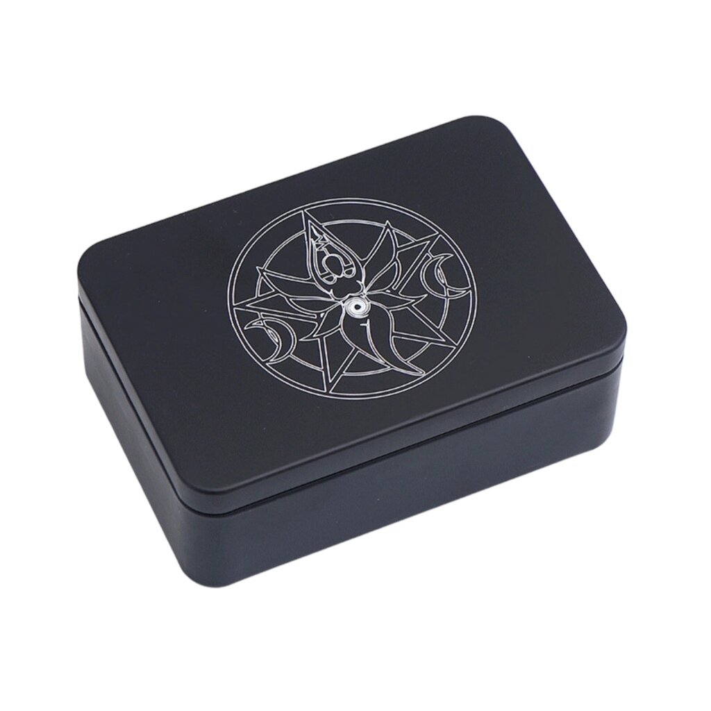 Металлическая коробка для игровых карт, Футляр для хранения карт Таро, Упаковочная коробка для покера, Коробка для игральных карт, Пустой футляр для хранения конфет