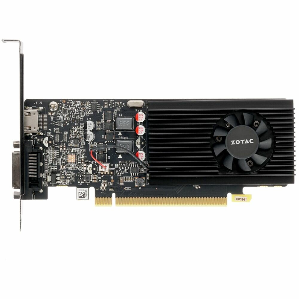 Видеокарта Zotac GeForce GT 1030 2048Mb, GT 1030 (ZT-P10300A-10L) DVI-D, HDMI Ret