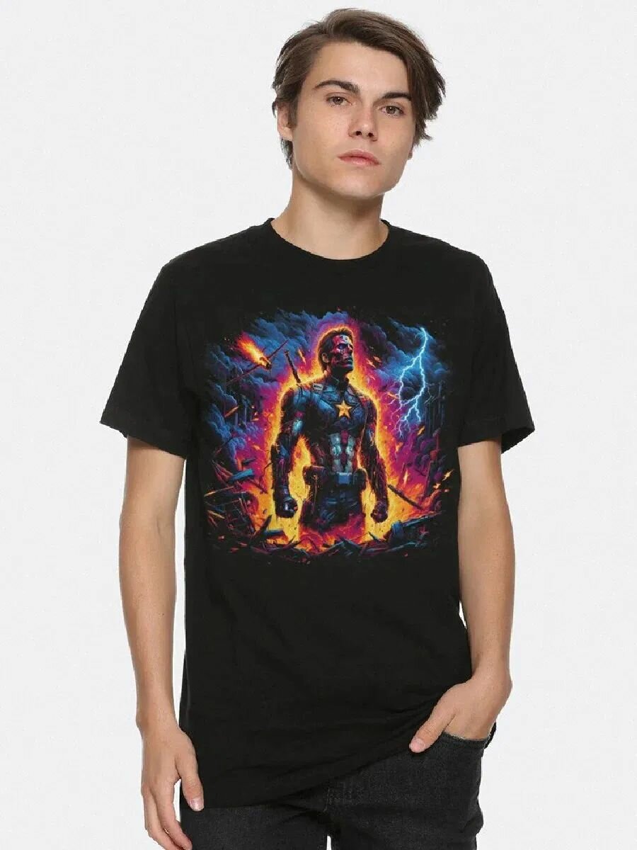 Футболка Капитан Америка / Мужская