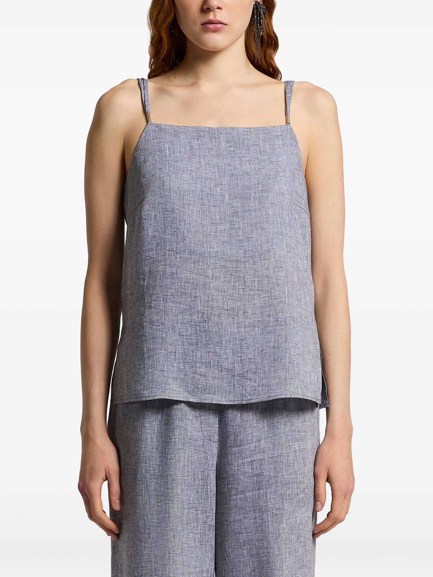Топ Square neck top