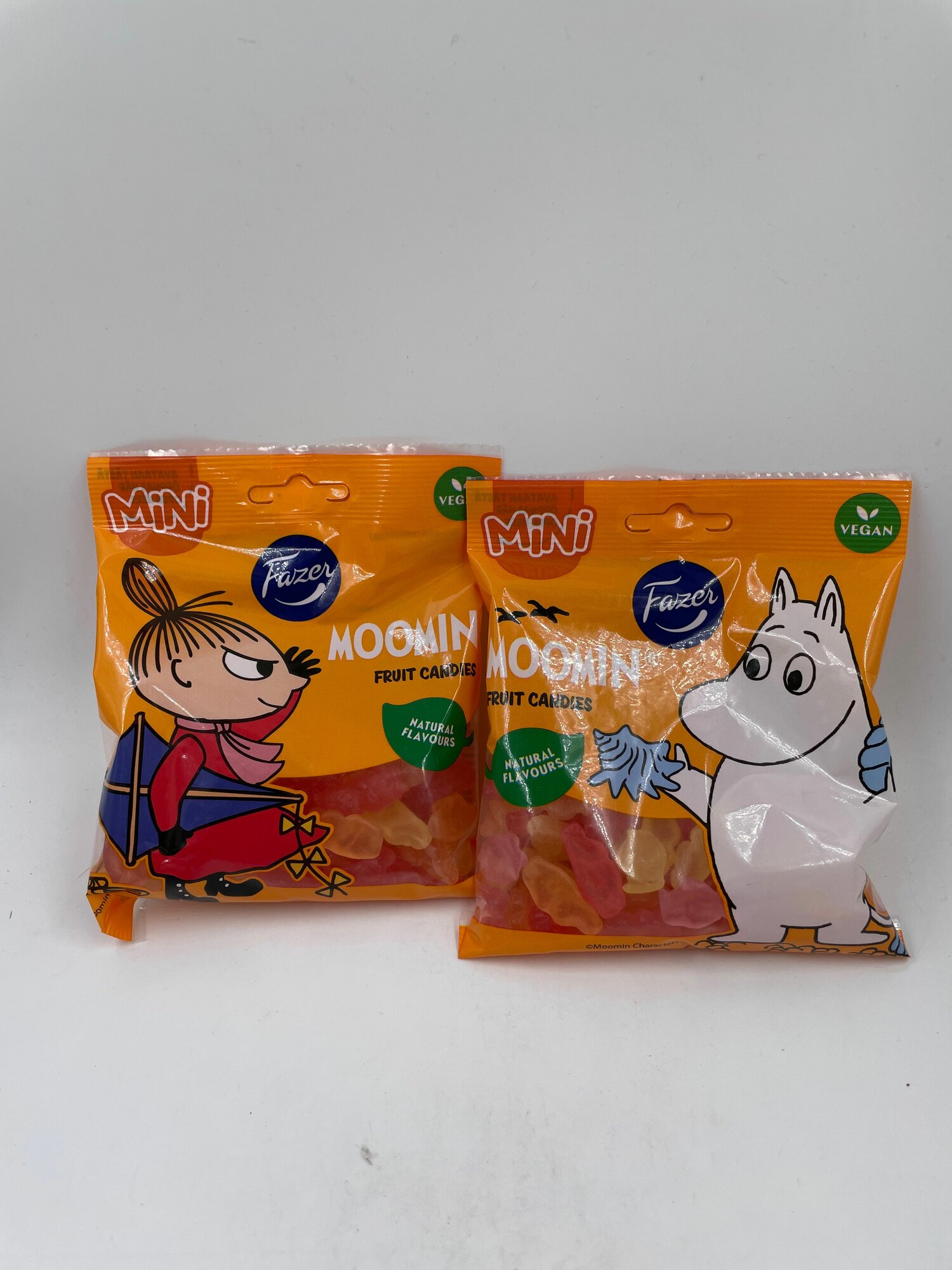 Фруктовые жевательные конфеты Fazer Moomin, 2 упаковки по 80 г (Из Финляндии)