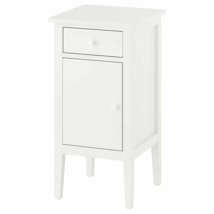 Прикроватная тумбочка IKEA GULLABERG, цвет белый, 38x40x75 см 205.617.64