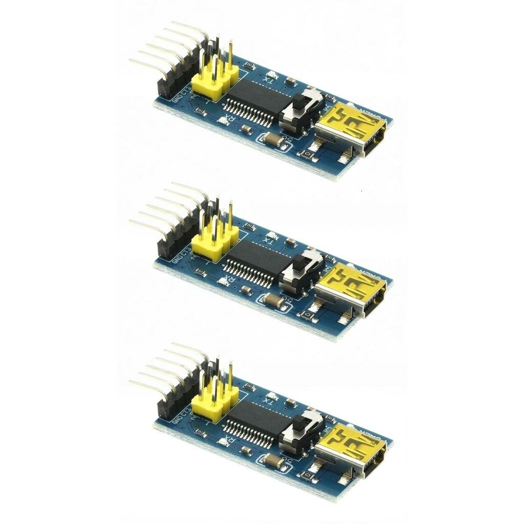 USB–TTL-преобразователь с переключением напряжения, 3 - USB-TTL синий