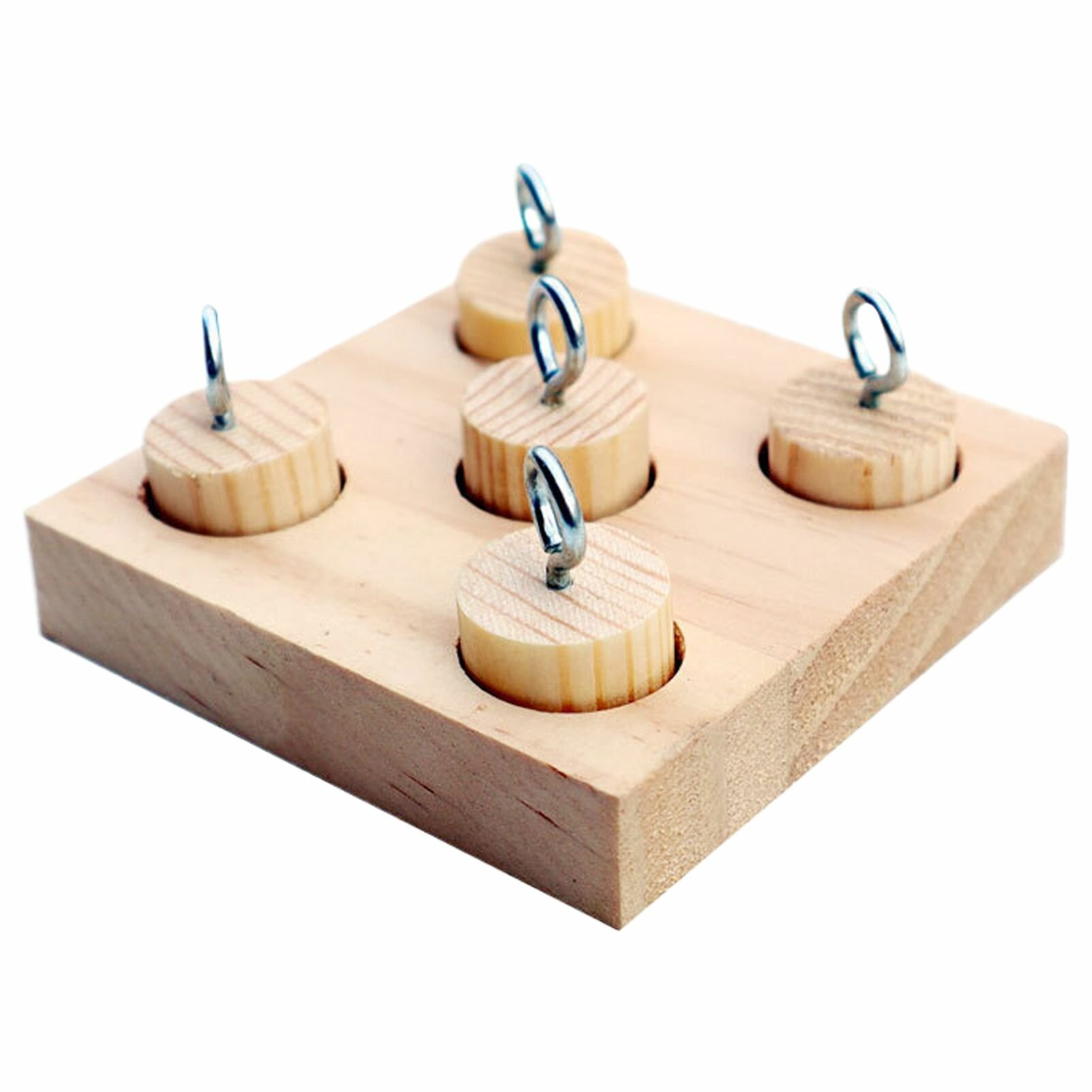 Деревянная Игрушка-Головоломка Для Попугаев