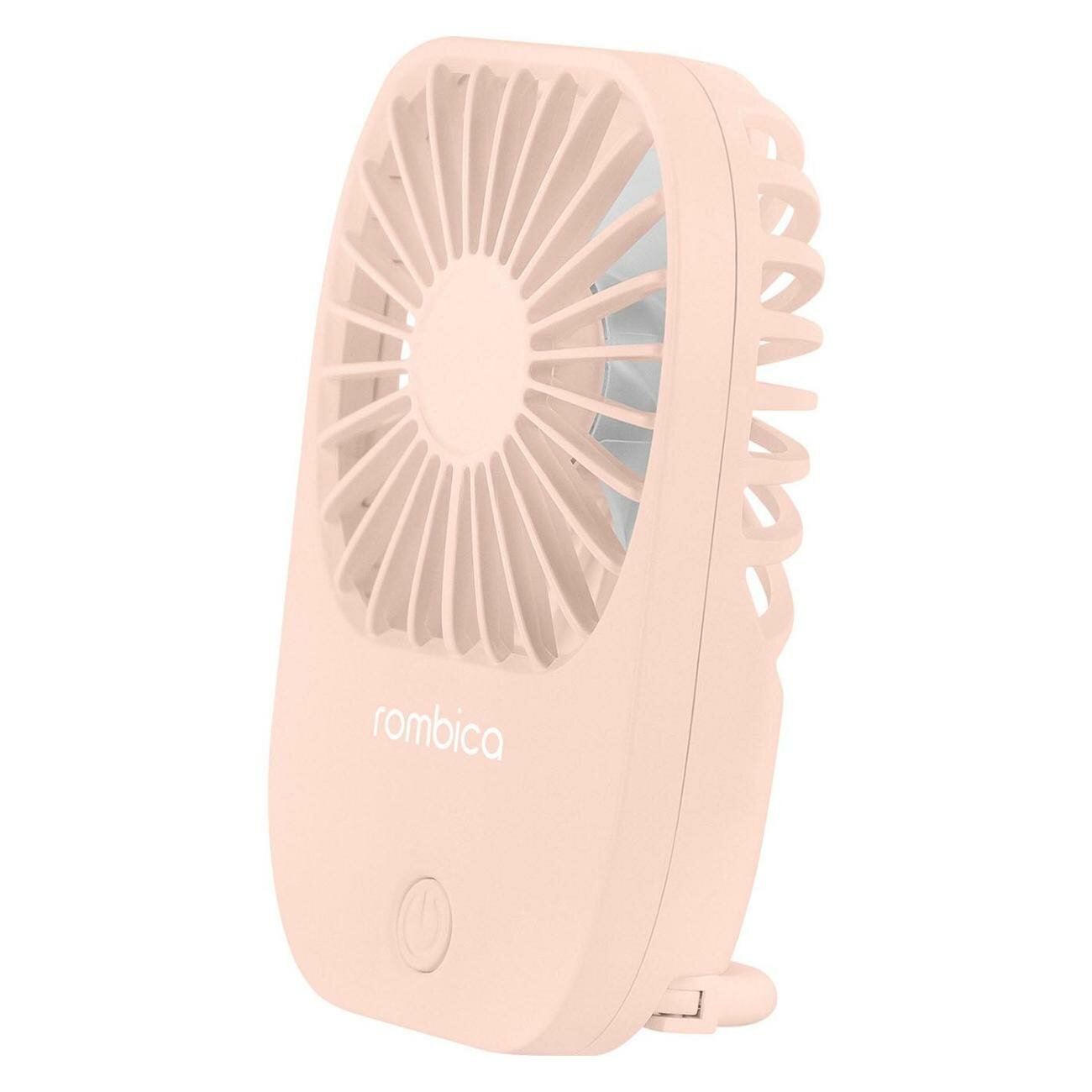 Вентилятор настольный Rombica FLOW Handy Fan IV розовый