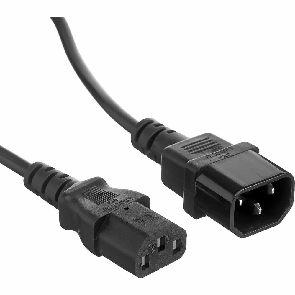 EXEGATE кабели ES280987RUS Кабель монитор - компьютер UPS - >устройство Special EC - 1,8S IEC 320 С13 - >С14 3 0.5mm2, CCA, черный, 1.8м.