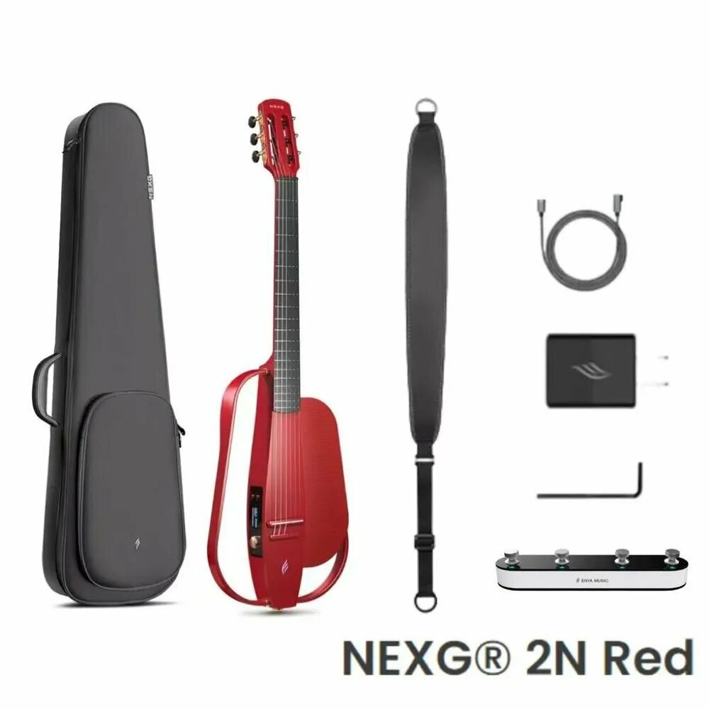 Акустическая гитара Электроакустическая Enya NEXG 2N BK 6-струнная, корпус Полимерный материал