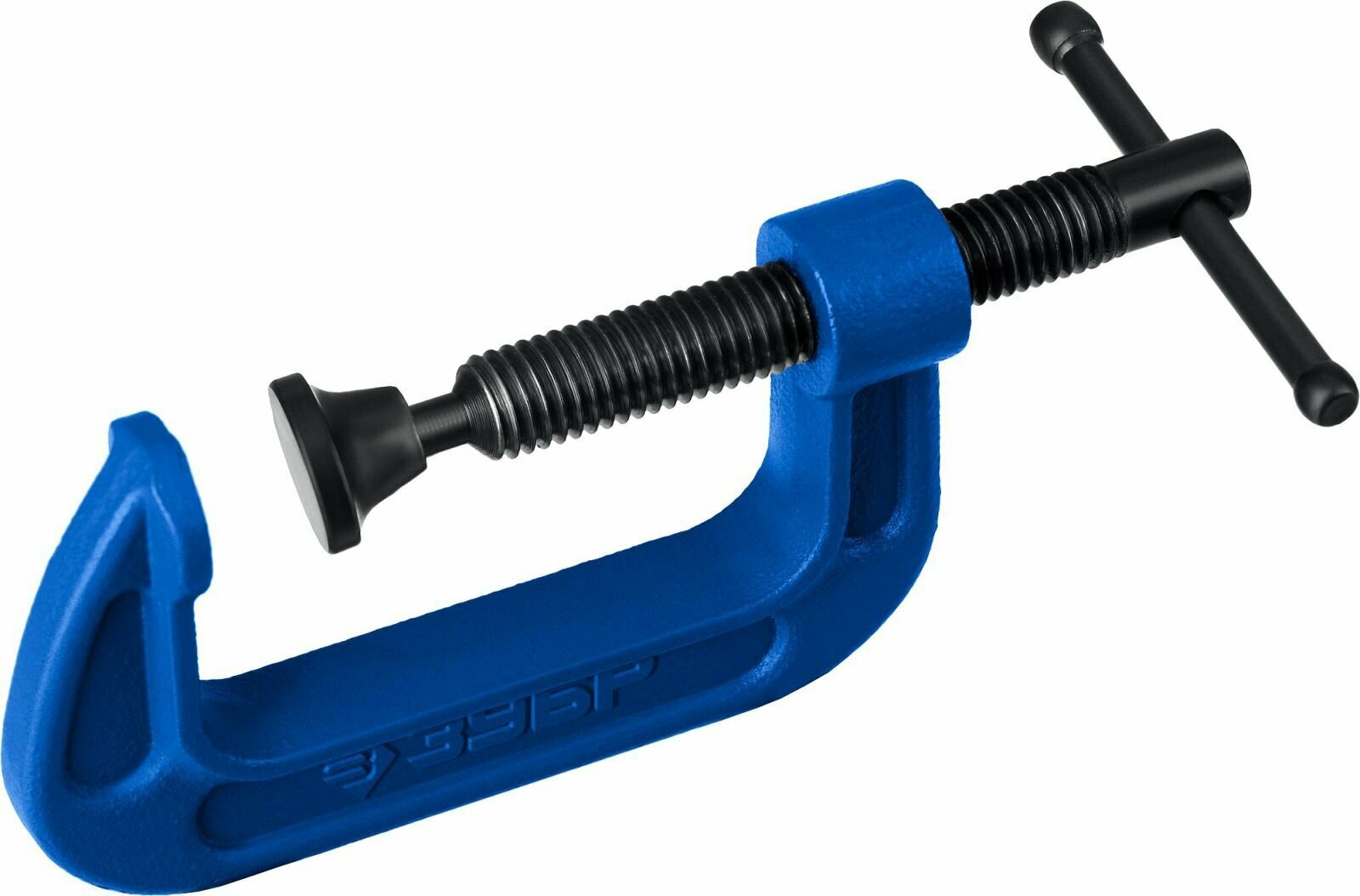 Струбцина ЗУБР ПCС-50, 50 мм, чугунная, тип С, G-образная, Профессионал