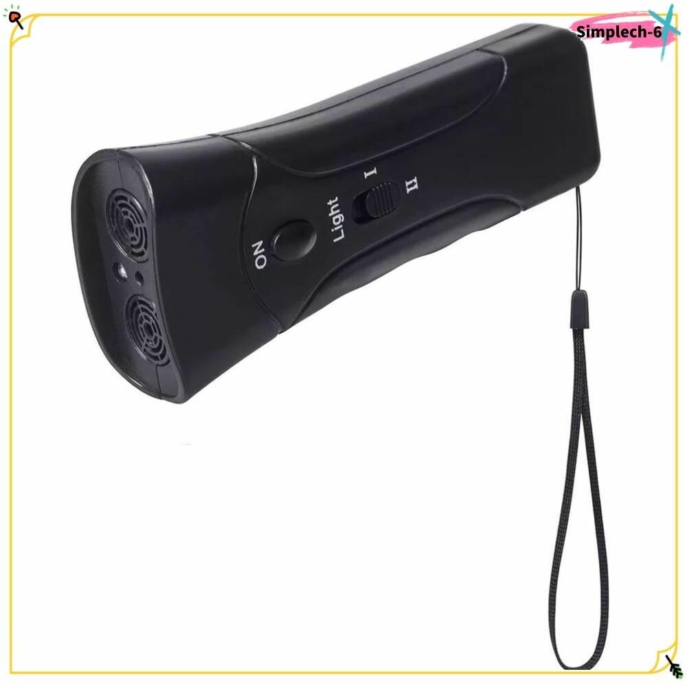 Ультразвуковое устройство для обучения собак, безопасное, портативное, для прогулок и тренировок Черный