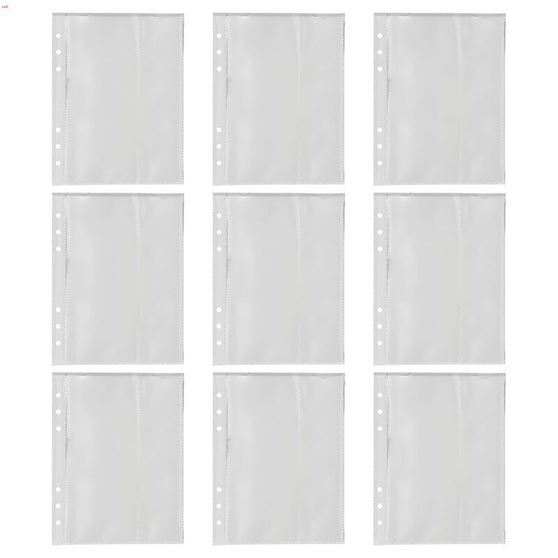 Прозрачные защитные пластиковые файлы для документов и фотографий, 5 штук в наборе, для хранения