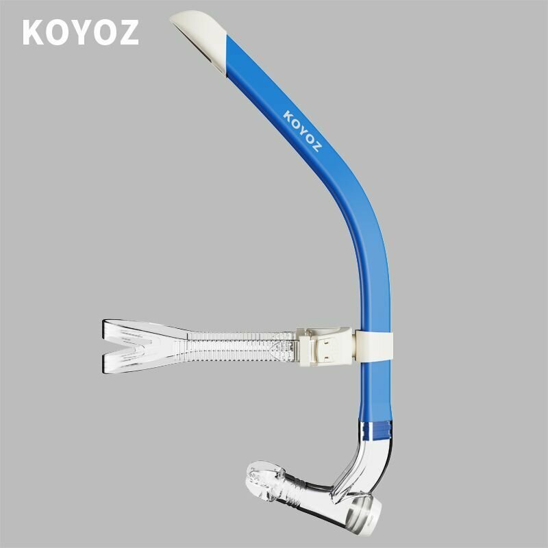 Сноркель KOYOZ для фристайла с фронтальным креплением, полусухой дыхательный аппарат для плавания и дайвинга для взрослых, инструмент для подводного дыхания.