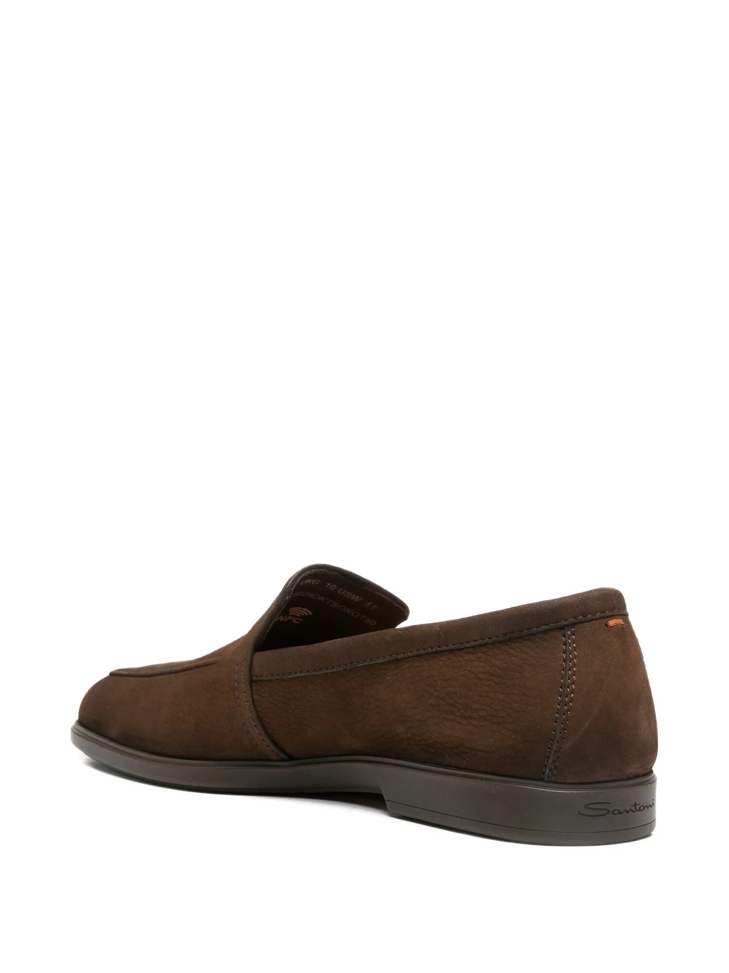 Лоферы Santoni, размер 9.5, brown — фото 1