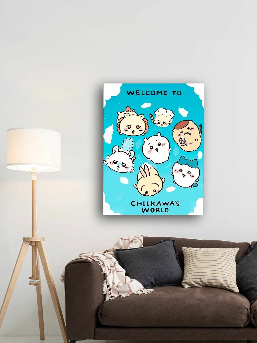 Постер на стену chiikawa чикава, , плакат 1шт, А3 размер. — фото 1