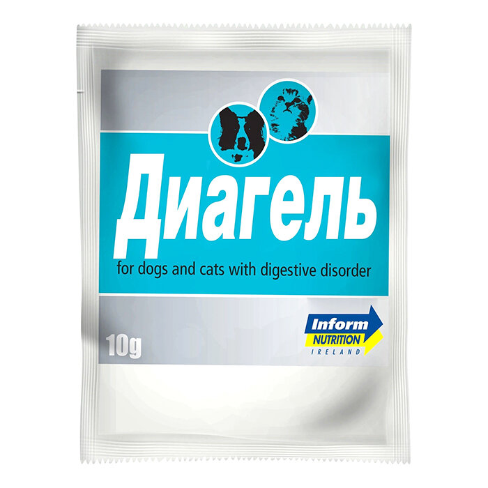Кормовая добавка Inform Nutrition "Диагель", для ЖКТ, для кошек и собак 10г