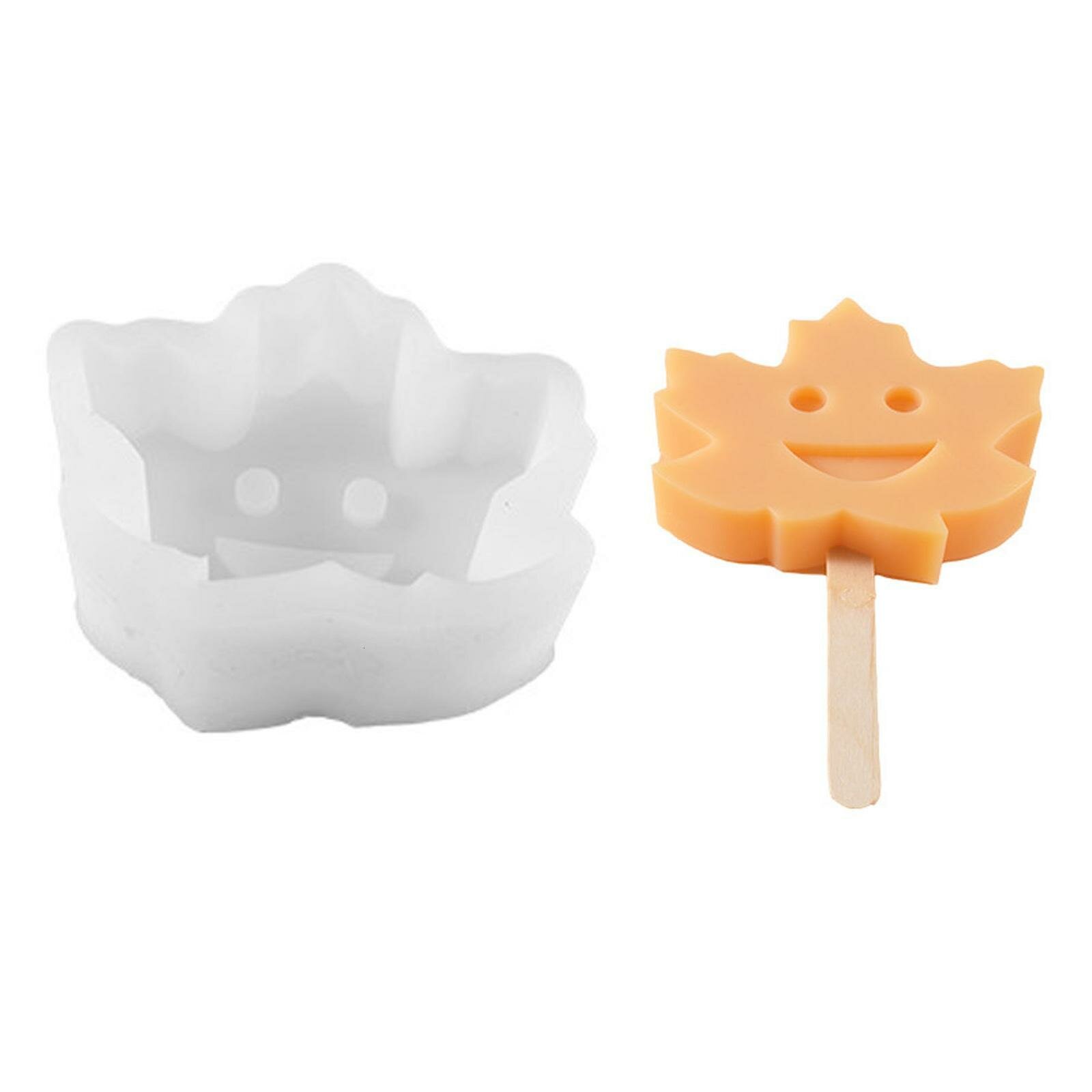 Силиконовые формы для эскимо, Кленовый лист