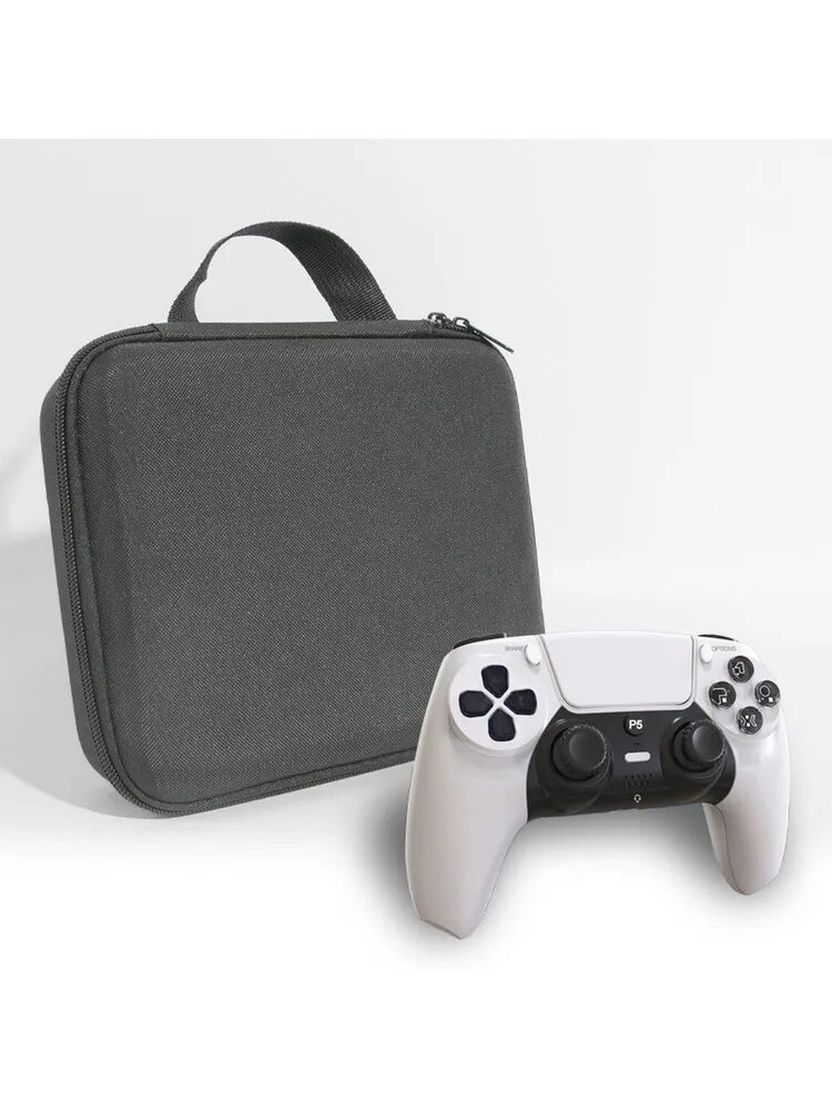 Защитный чехол для хранения джойстика Sony Playstation 5, сумка для геймпада DualSense PS5, PS4, кейс для Xbox One, Nintendo Switch Pro, Series S, X, серый