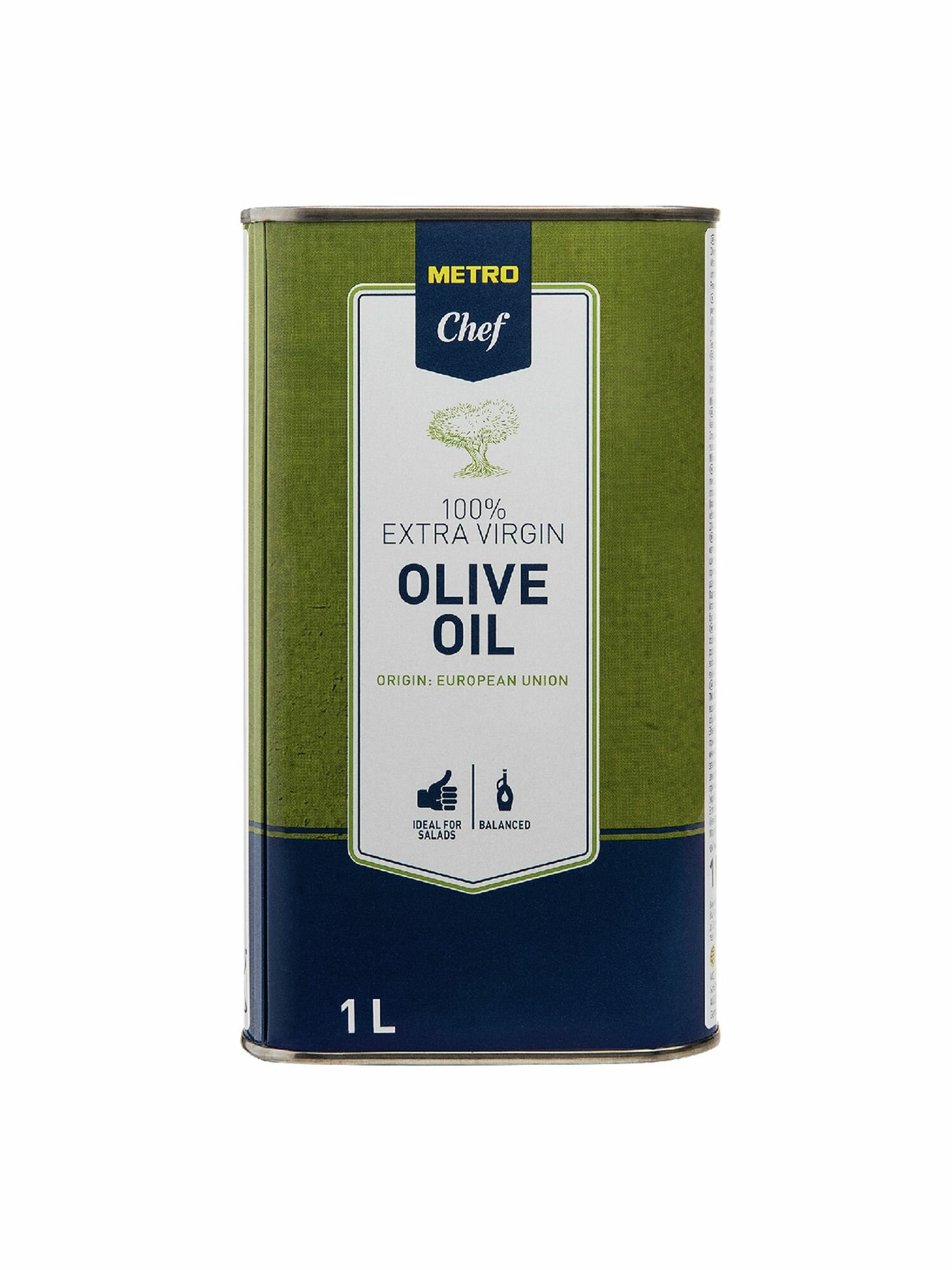 Масло оливковое METRO Chef Extra Virgin нерафинированное, 1л