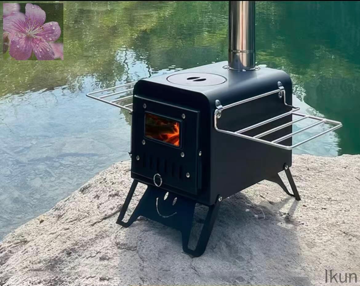 Печь для палатки зимней длительного горения на