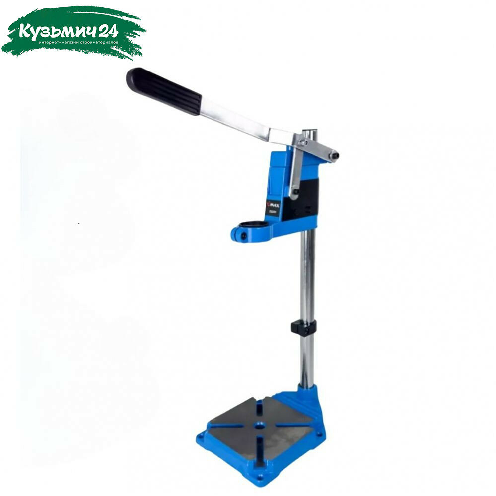 Стойка для крепления дрели OMAX 550-43 Е0201, диаметр 43 мм, высота хода 550 мм, чугунное основание