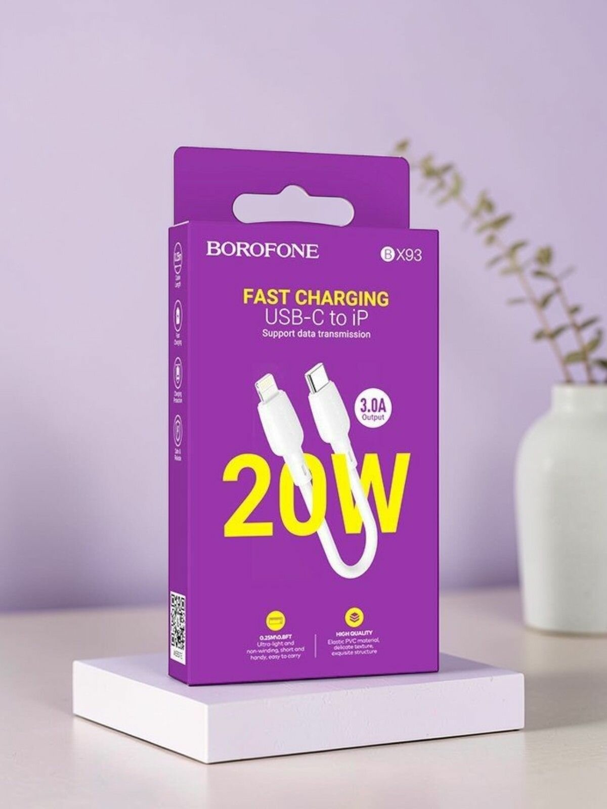 Кабель USB-C - Lightning BOROFONE BX93