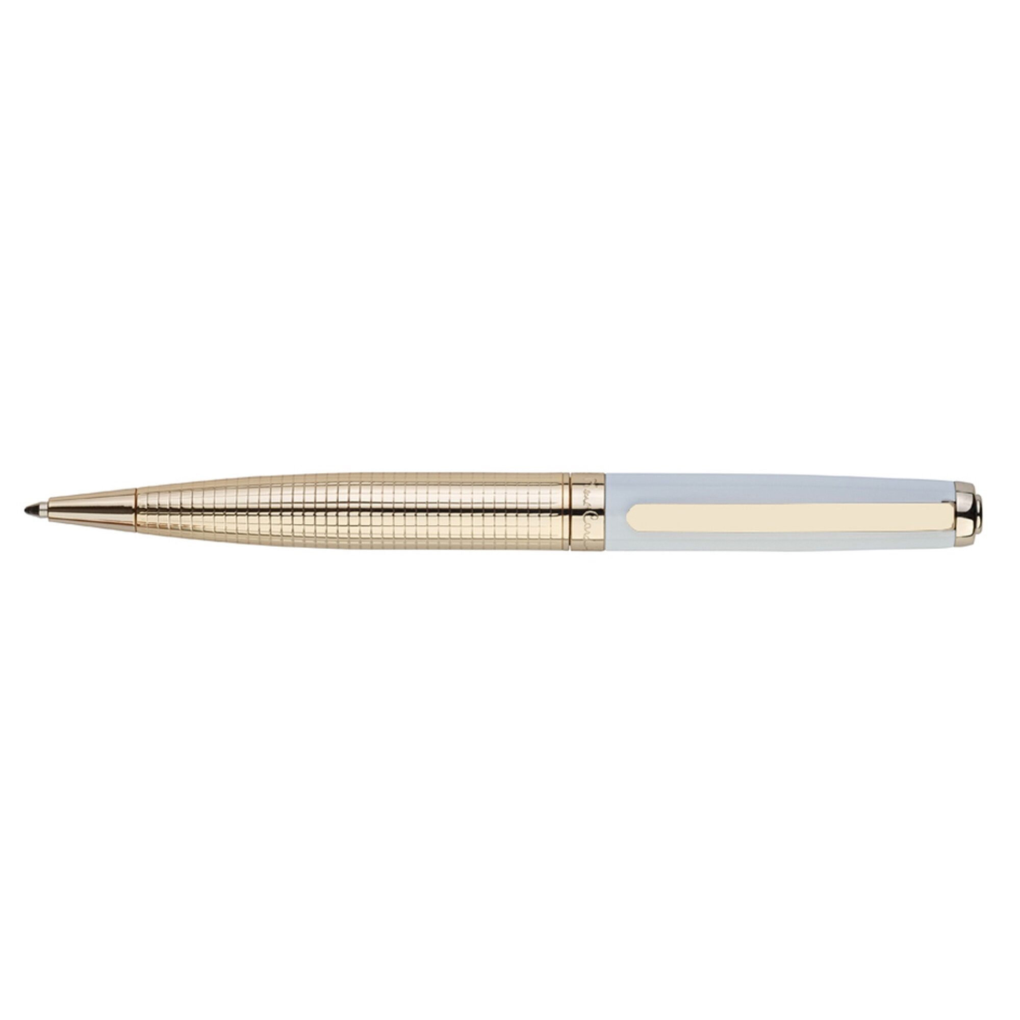 Ручка шариковая Pierre Cardin GOLDEN. Цвет - золотистый и белый. Упаковка B-1, PC8110BP