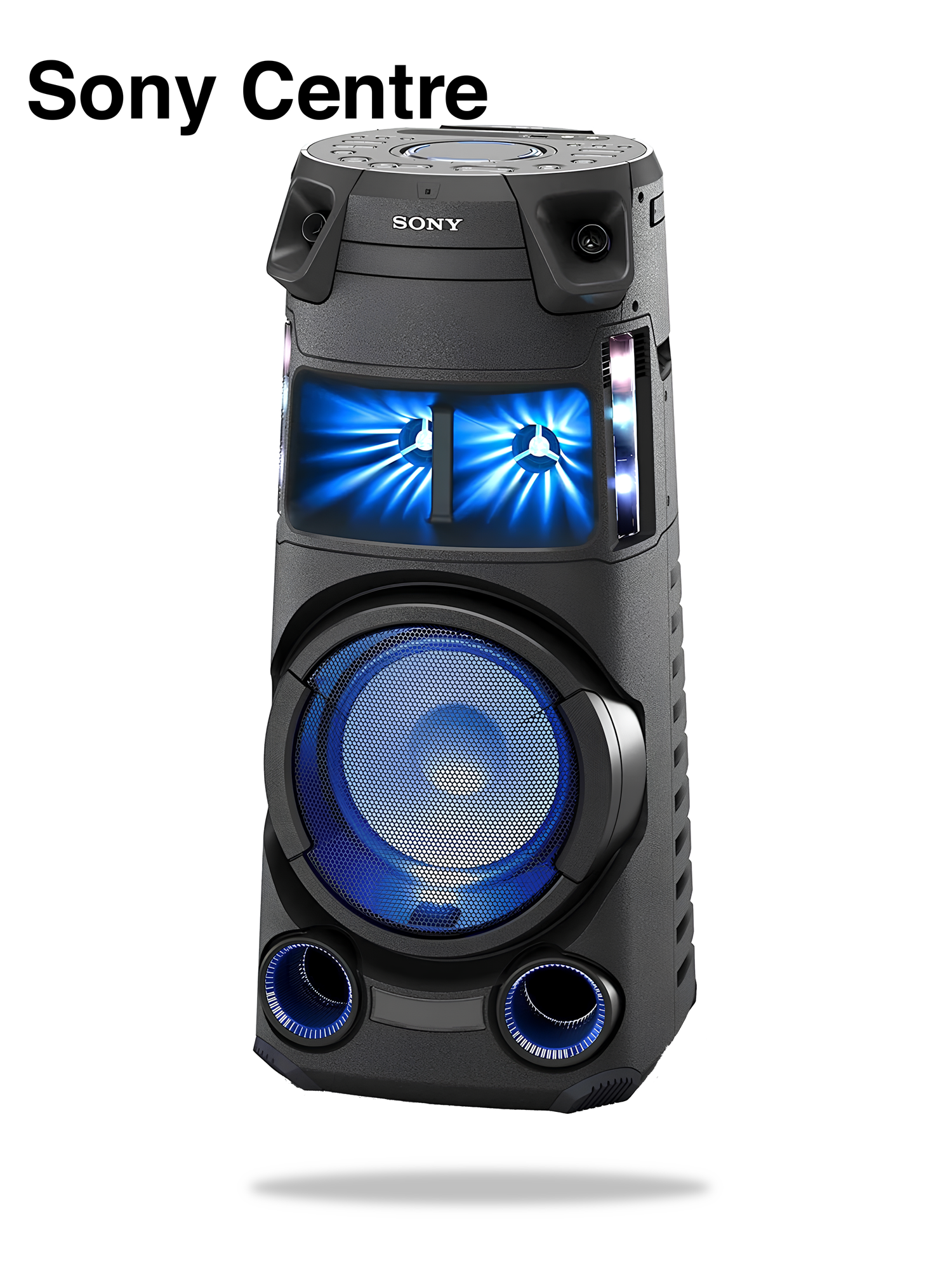 MHC-V43D аудиосистема Sony для вечеринок (караоке, DVD, FM, USB)