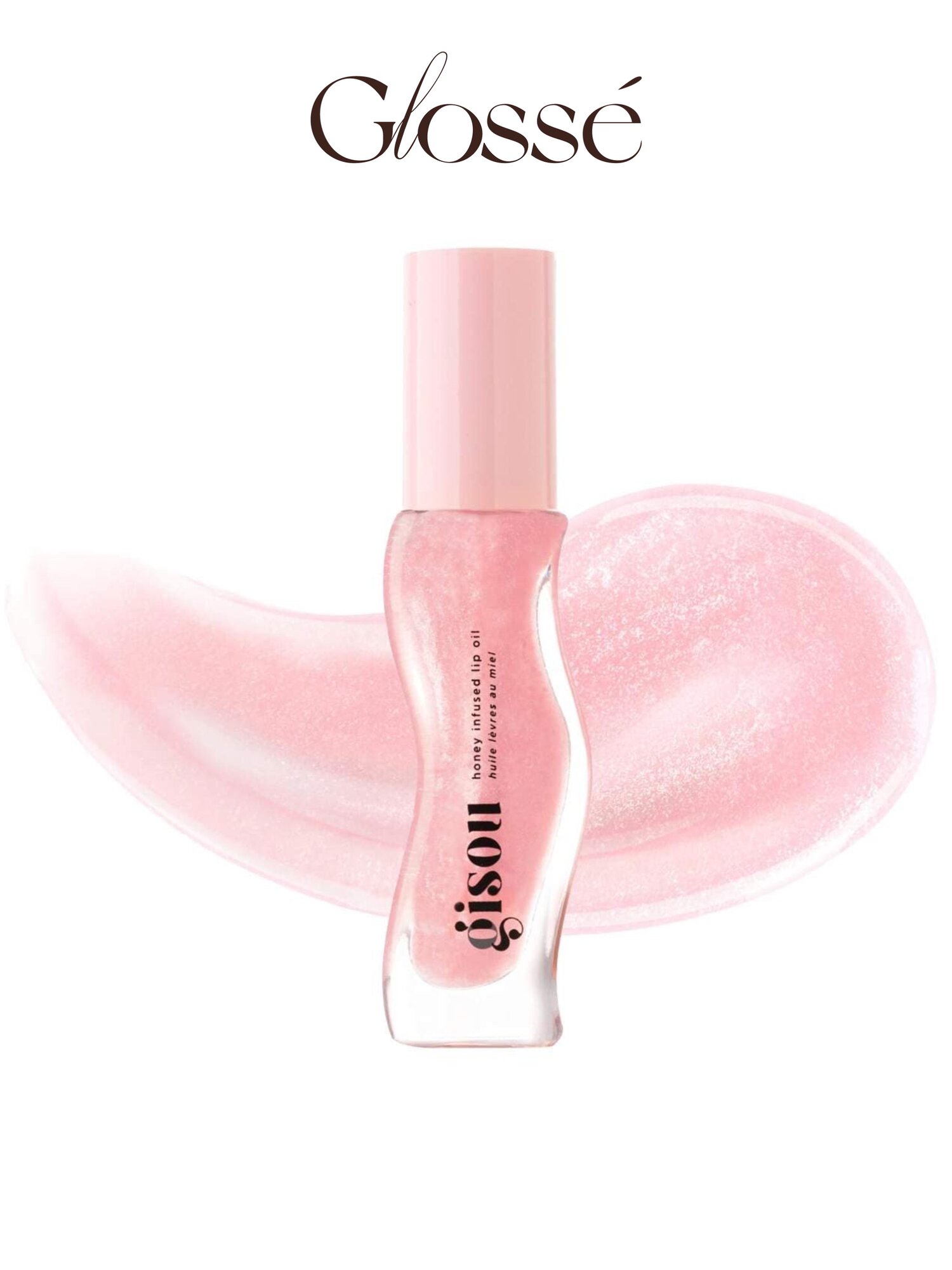 Масло для губ GISOU-HONEY INFUSED LIP OIL WATERMELON SUGAR, 8 мл.
