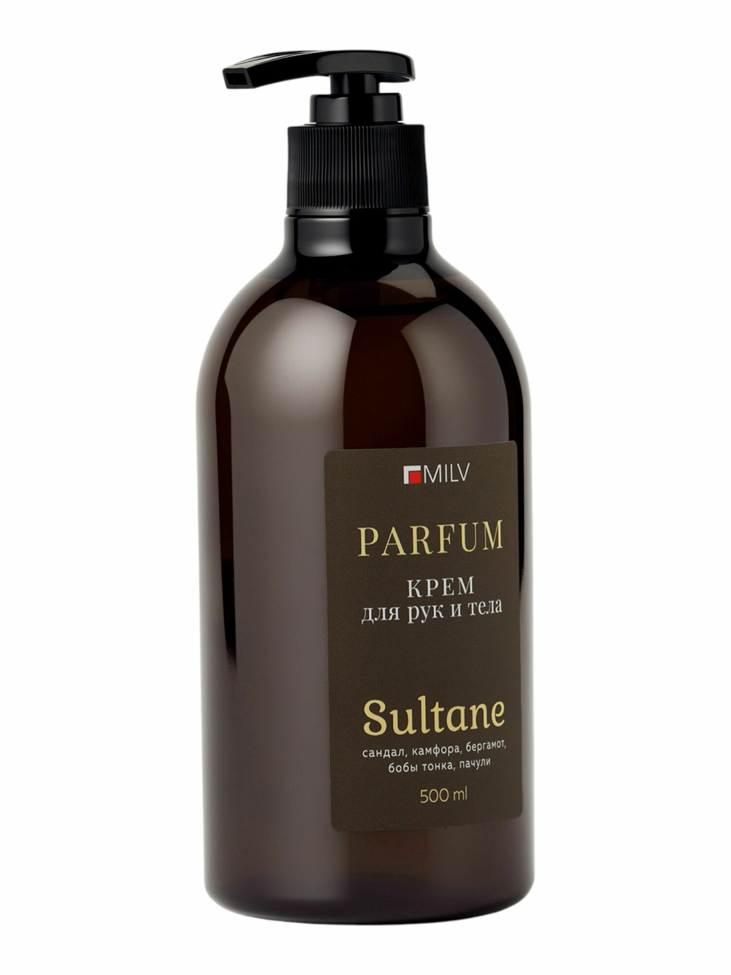 Крем для рук и тела парфюмированный с пчелиным воском по мотивам LA SULTANE DE SABA, 500 мл 109