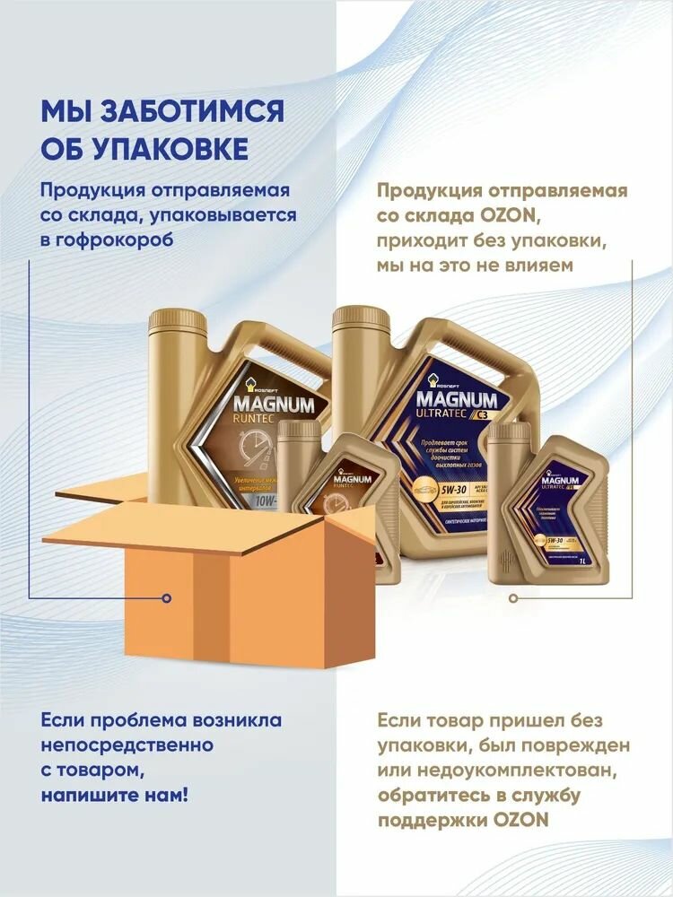 Масло моторное Rosneft Magnum Ultratec 5W-40 Синтетическое, 4 л