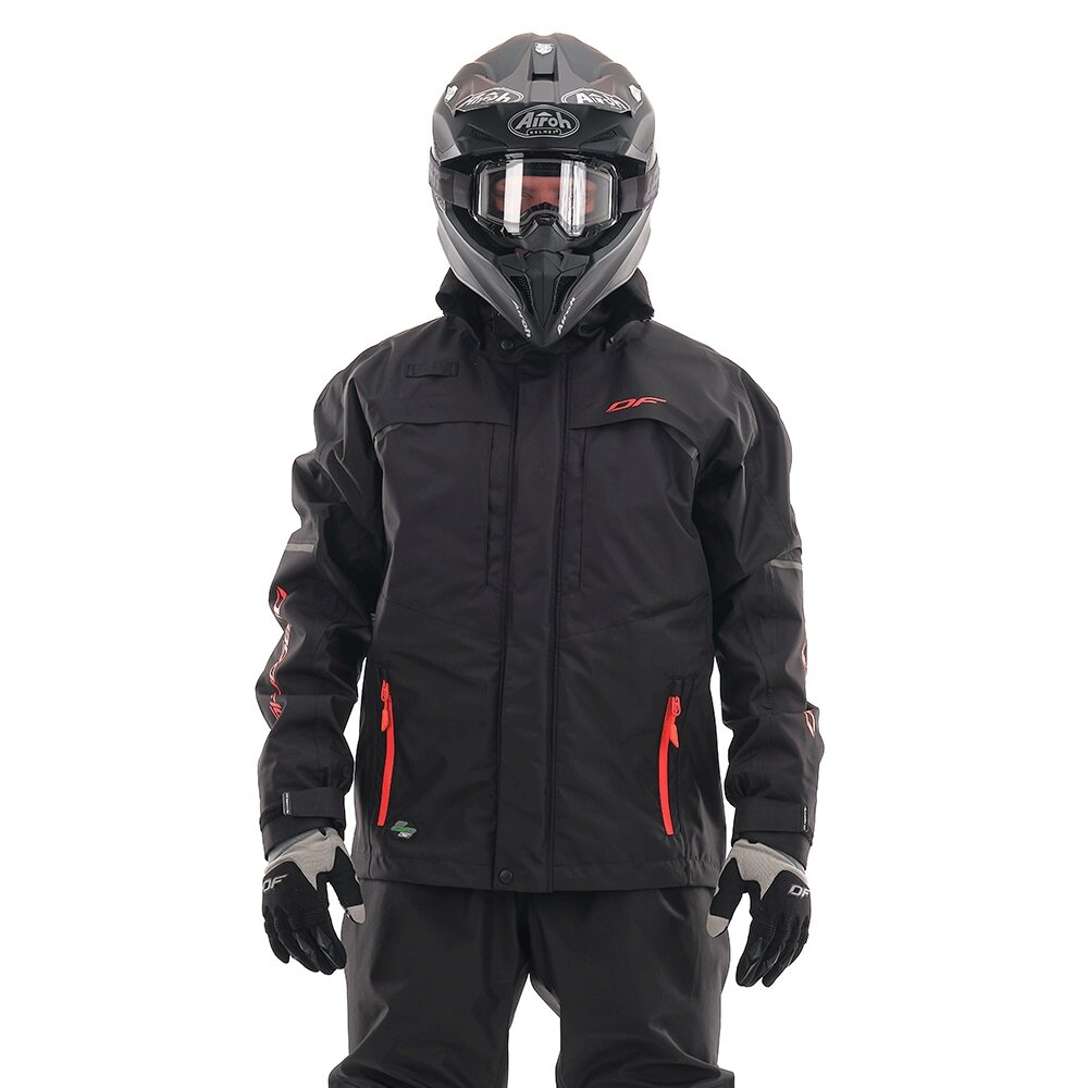 Мотокуртка Dragonfly Quad-Pro Black. XL. Черный