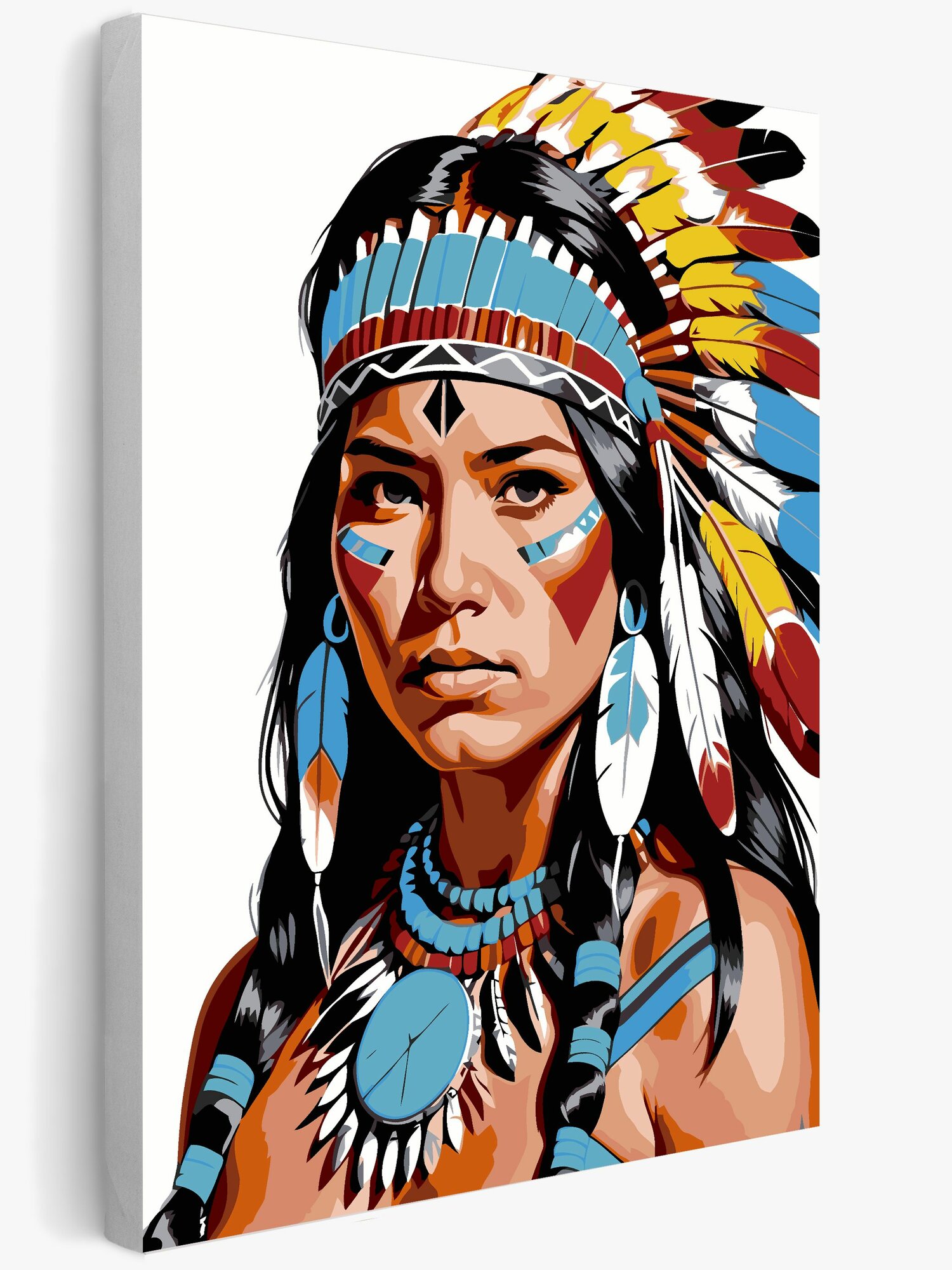 Картина по номерам индейцы