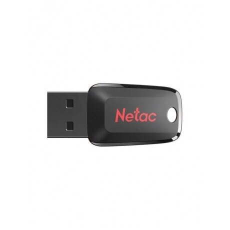 Флешка Netac U197 4Gb (NT03U197N-004G-20BK), USB2.0, пластиковая, черная