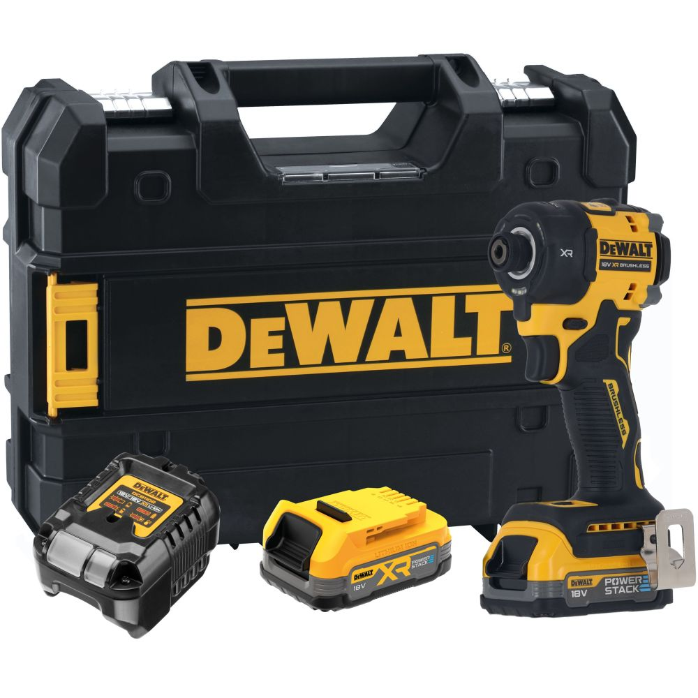 Аккумуляторный масляный шуруповерт DeWalt DCF870E2T, с 2 АКБ 1.7 Ач и ЗУ, в кейсе