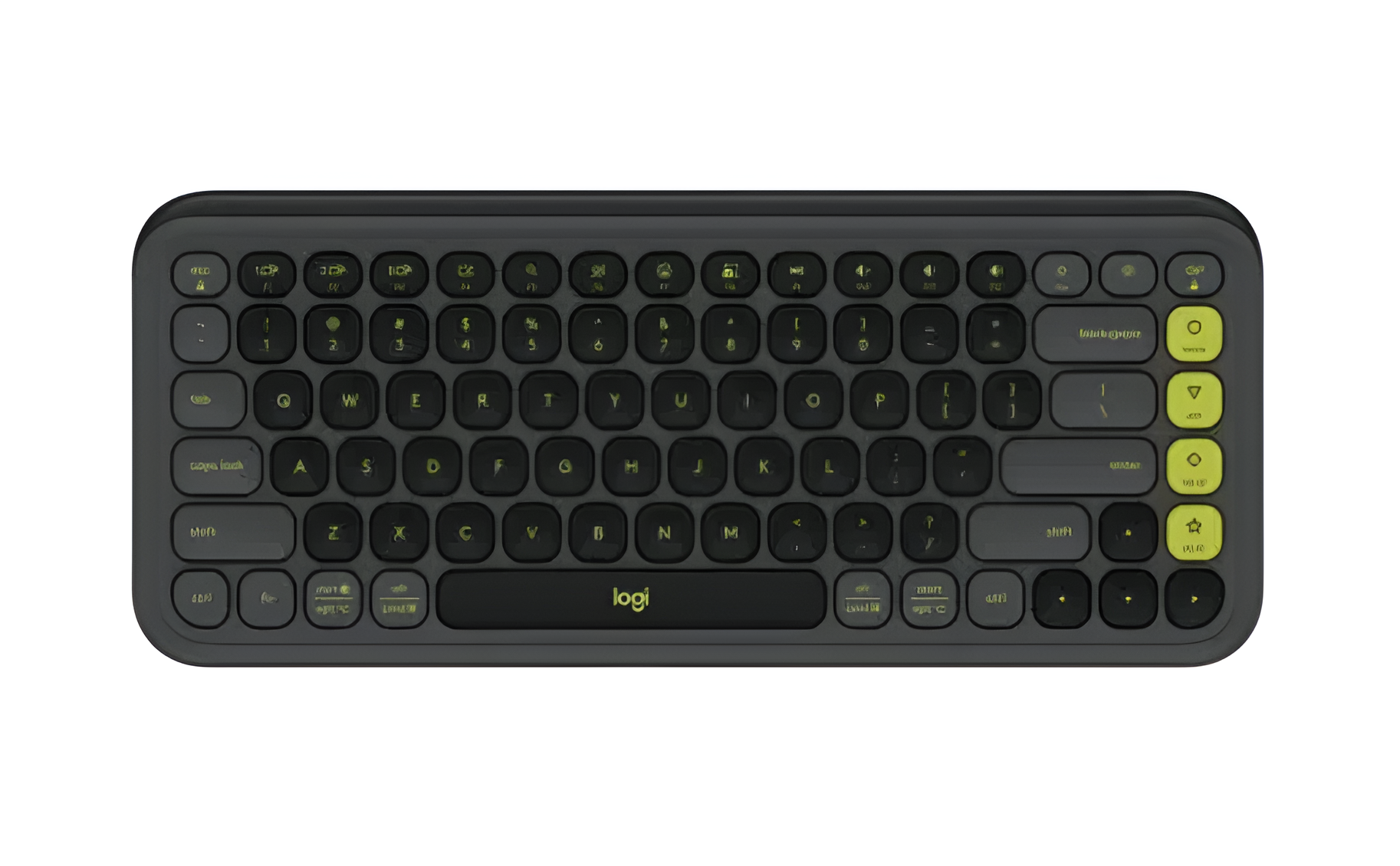 Клавиатура Logitech POP ICON KEYS черный, беспроводная, мембранно-механическая, 85 клавиш