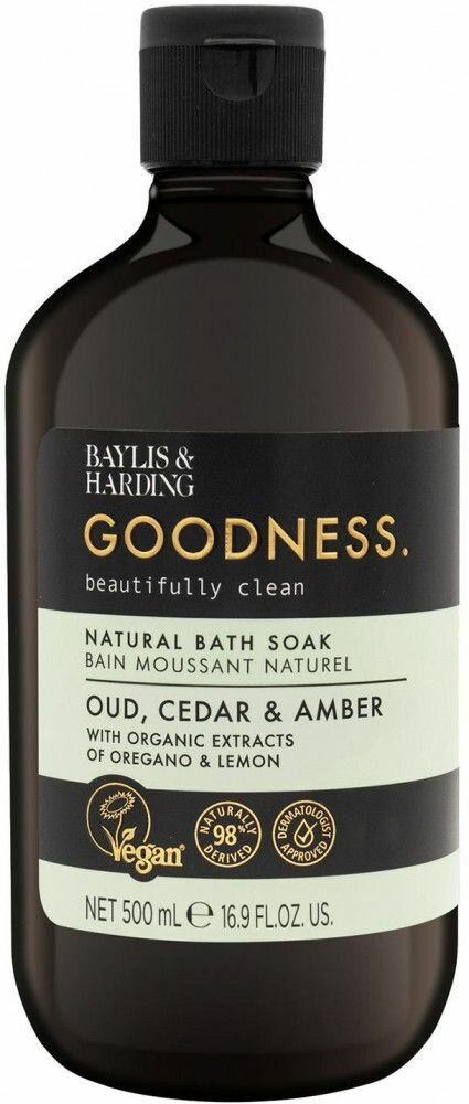 Baylis & Harding - Goodness Oud, Cedar & Amber Bath Soak Пена для ванны 500 мл