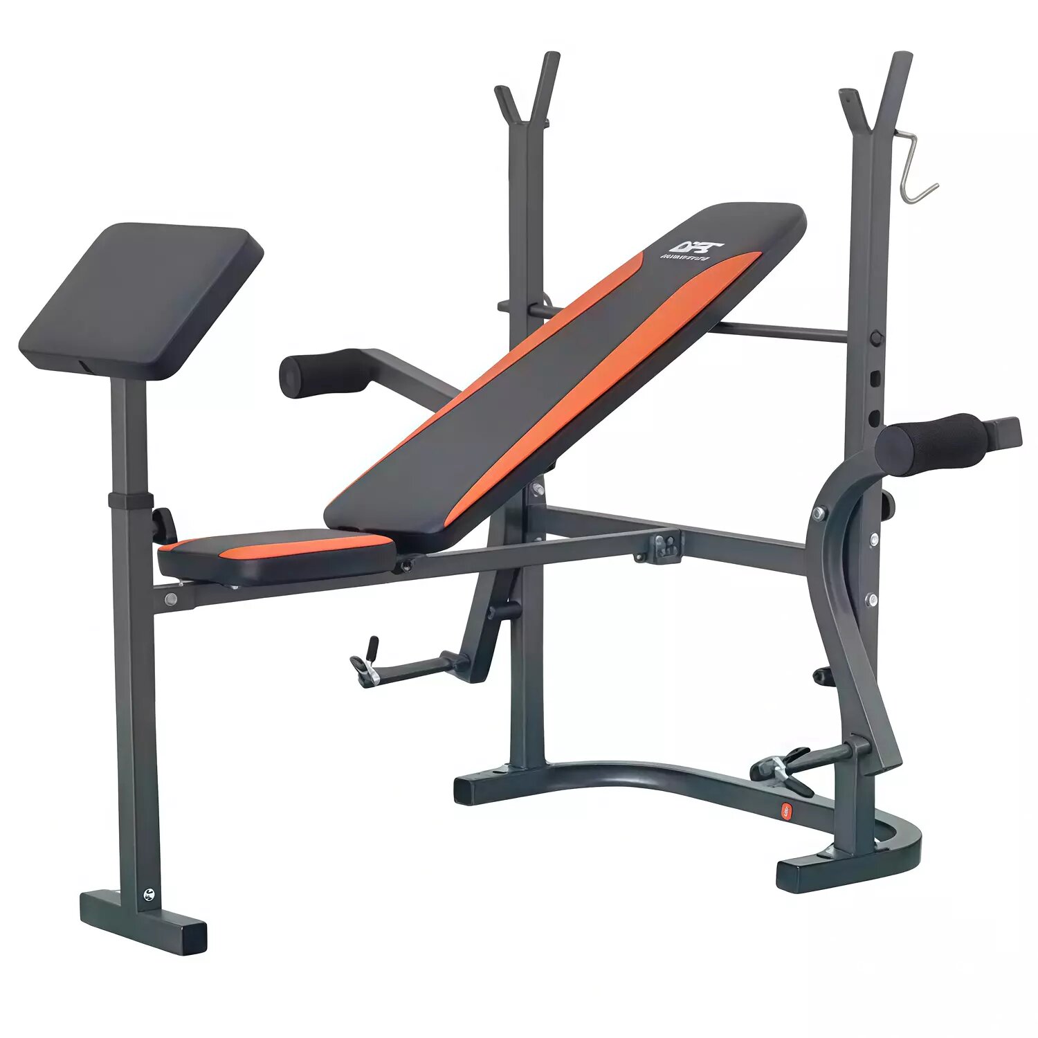 Скамья со стойками под штангу с опциями DFC D125