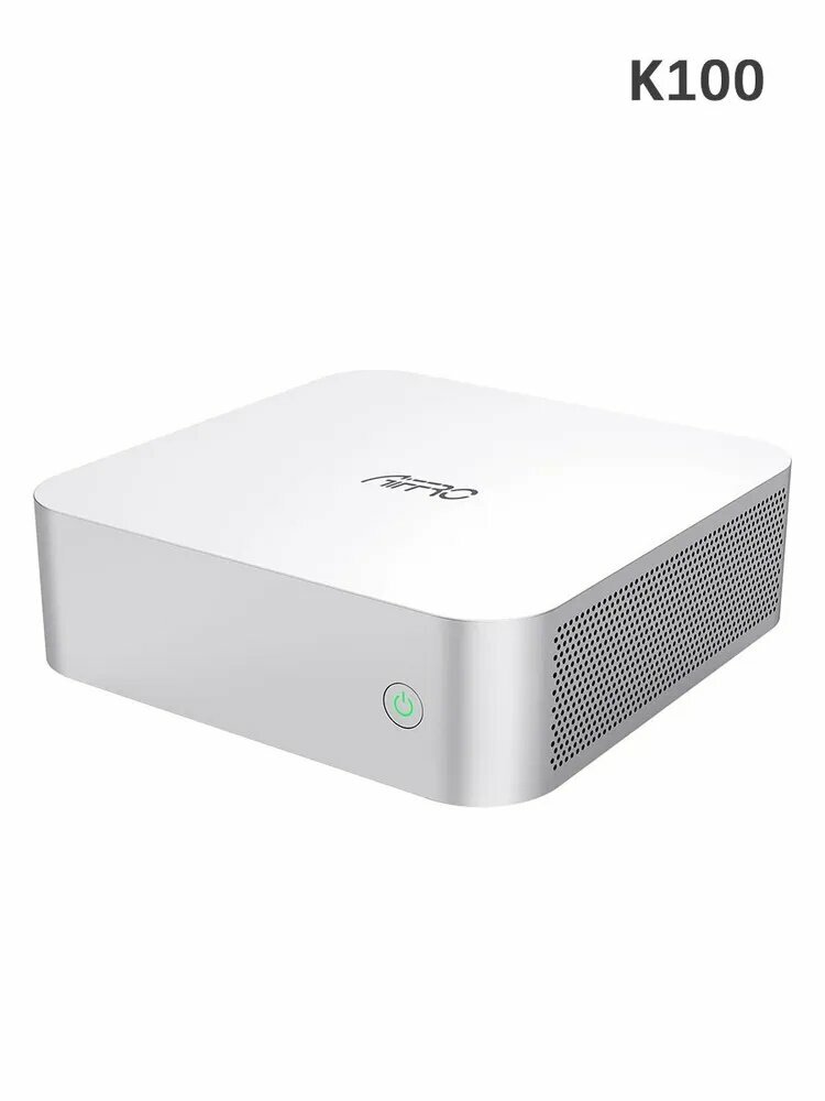 Aiffro K100 NAS-хранилище с SSD-накопителями Intel N100 8 ГБ LPDDR5 4800 МГц 4 отсека для SSD-накопителей 2280 M.2 емкостью до 16 ТБ 2,5 Гбит/с RJ45 Мини-карманный NAS