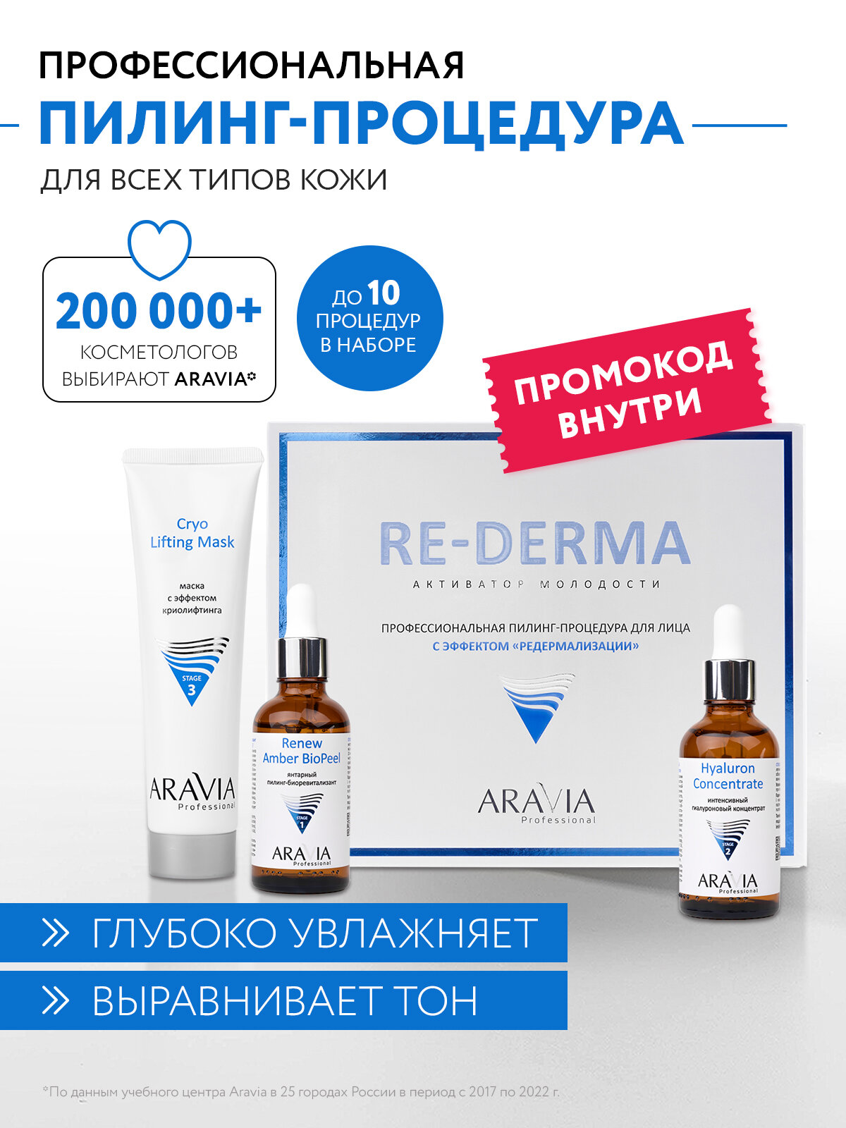 ARAVIA Профессиональная пилинг-процедура для лица с эффектом «редермализации» RE-DERMA