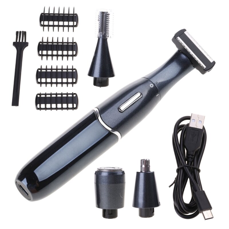 Женский Электрический Эпилятор 4 В 1 Для Женщин, Для Тела, Для Лица, Для Многофункционального Бритья, Для Интимной Зоны, Для Бритья Лица, Для Бороды, Триммер