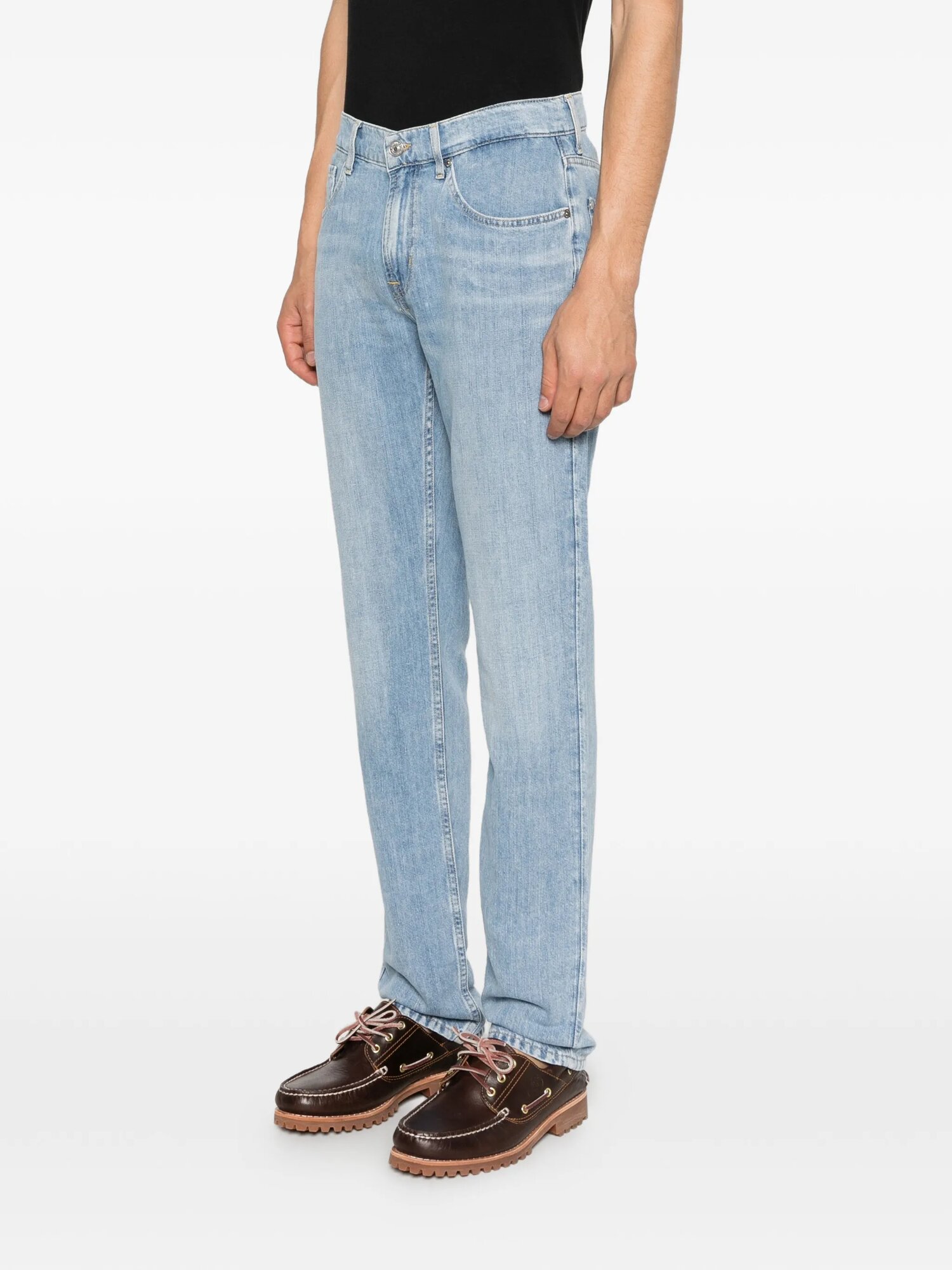 Джинсы 7 For All Mankind Straight jeans, размер XL, blue — фото 1