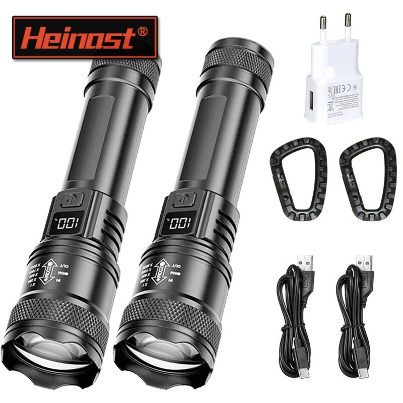Фонари LED 2шт, 2000 Люмен, USB, 2PCs Package B