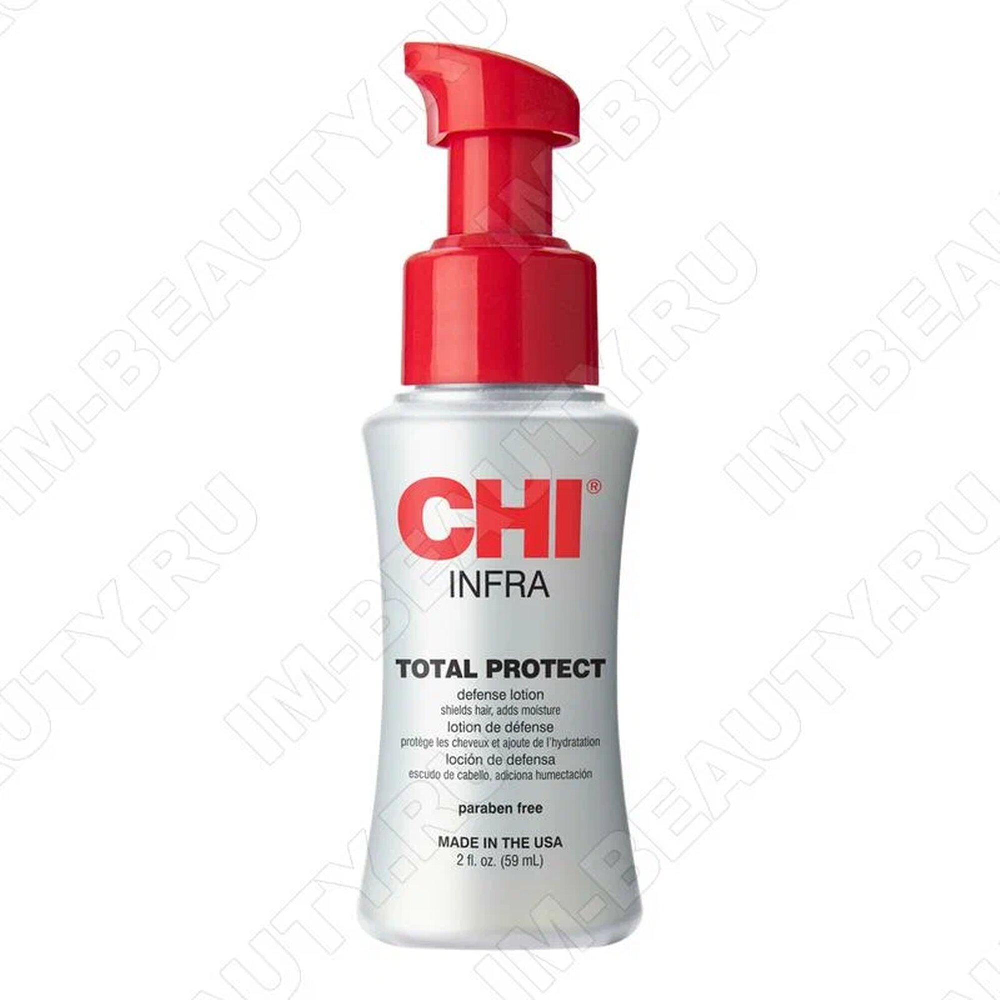 Лосьон CHI TOTAL PROTECT, термозащита, для всех типов волос, 59 мл