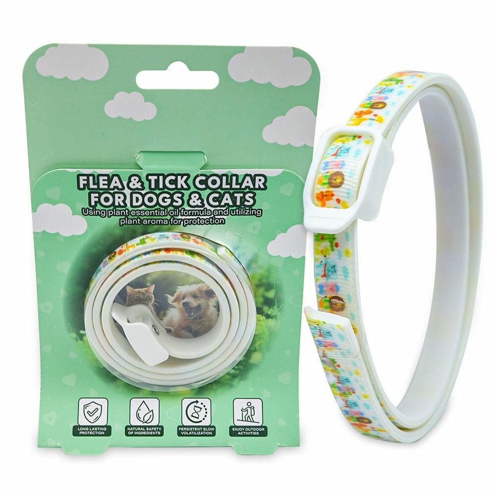 В дополнение к ошейникам для защиты домашних животных от блох, клещей, вшей, собак, кошек, регулируемого размера
