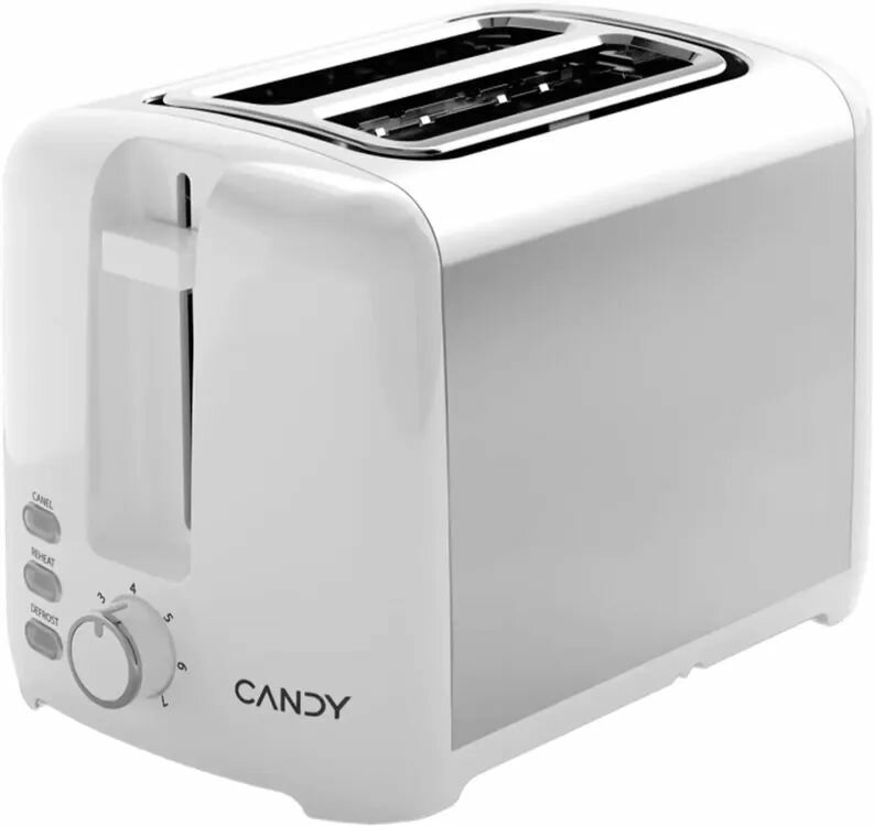 Тостер Candy CT-250 930Вт белый