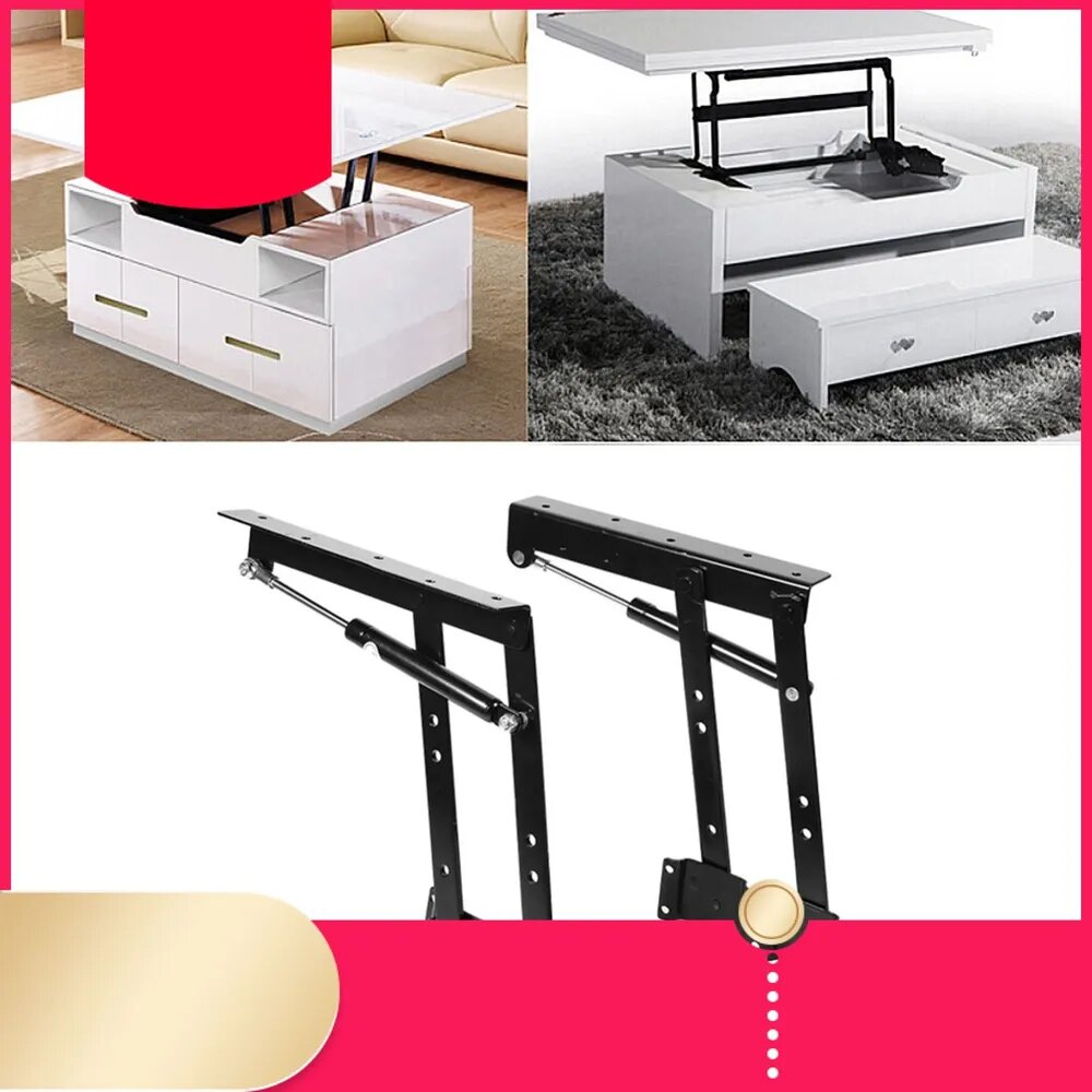 Подъемный механизм для стола Черный стальной подъемный механизм